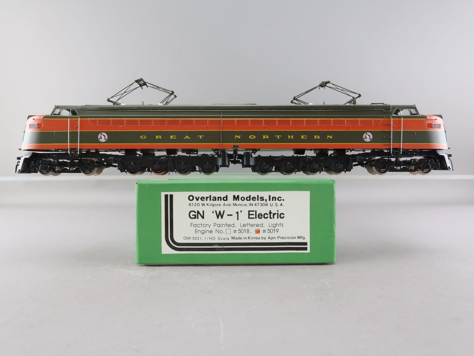 HO Brass Model - OMI 5021.1 GN Great Northern W-1 Electric #5019 - F/P ...