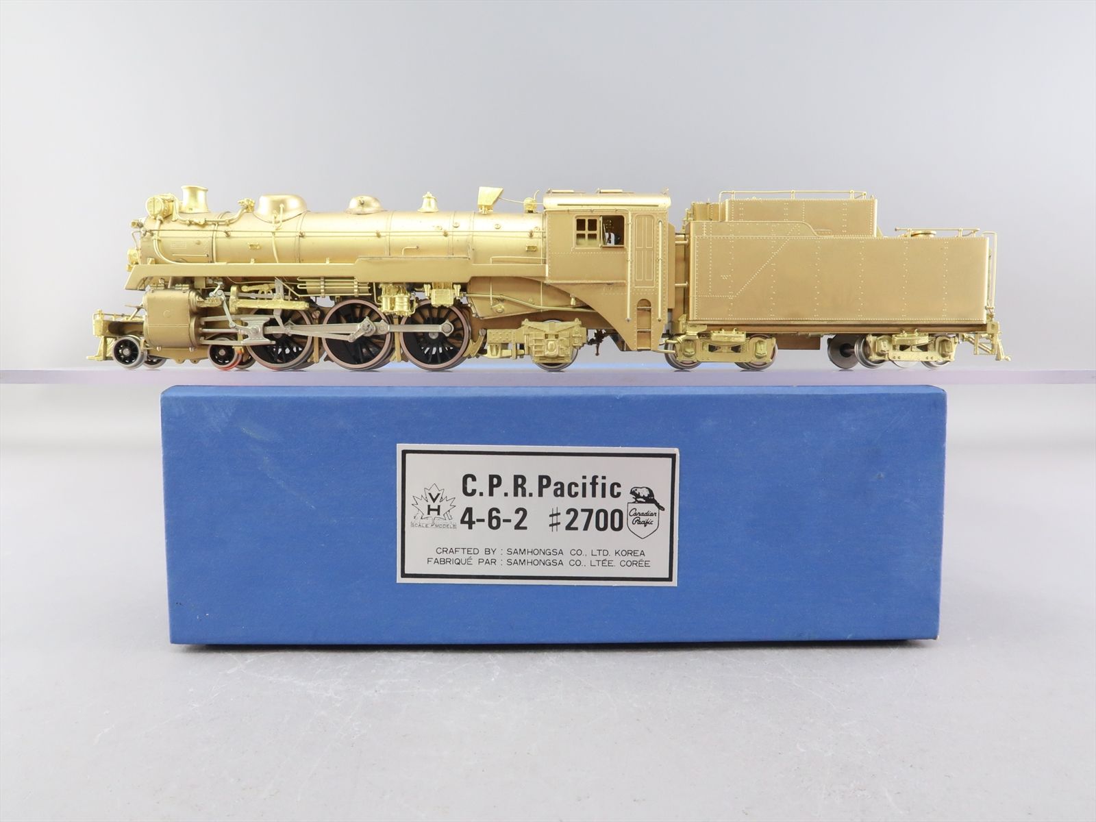 HO Brass Model - VH Canadian Pacific Railroad 4-6-2 #2700 - Unpainted ...