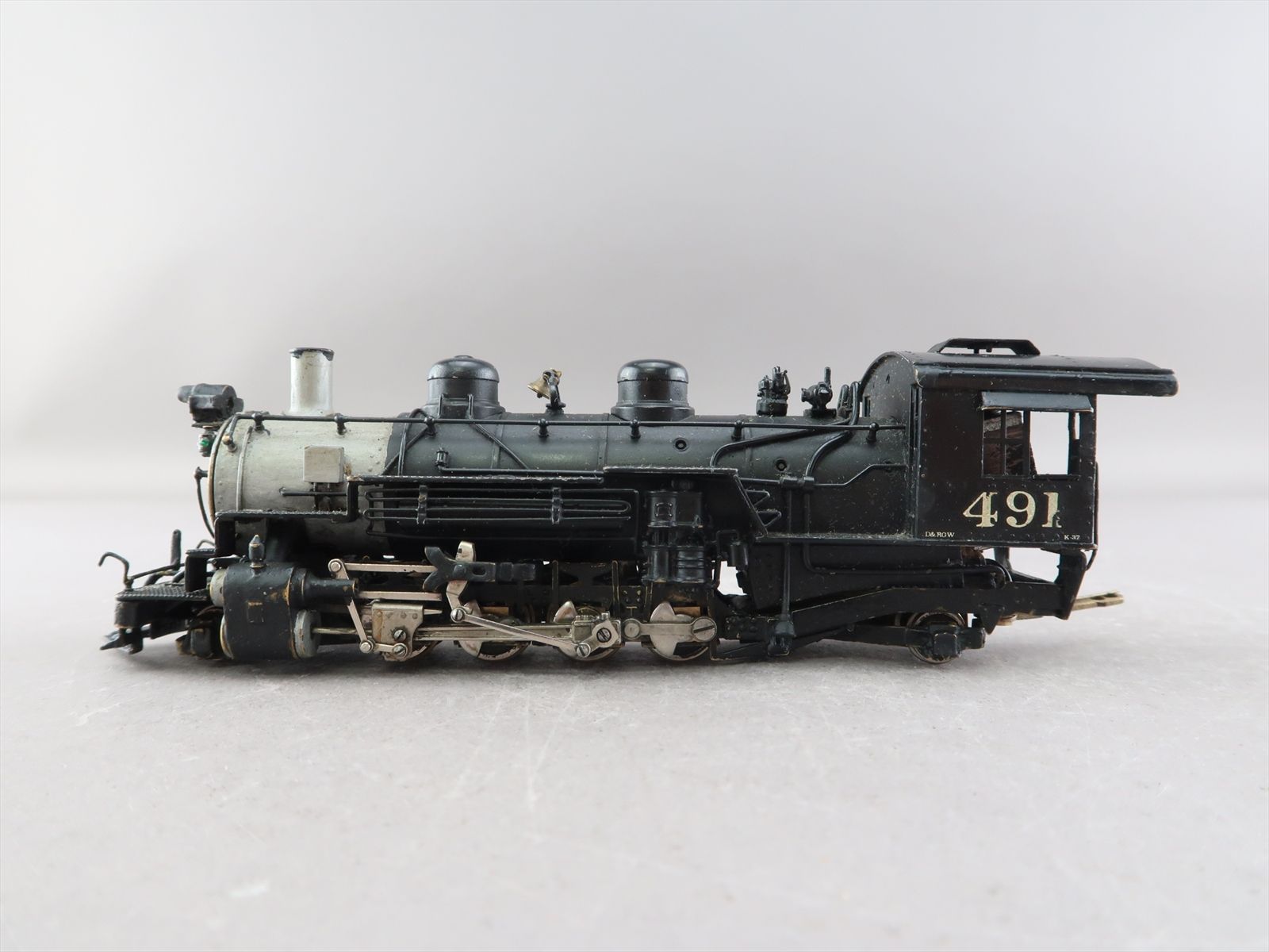 HOn3 Brass Model - PFM D&RGW Rio Grande K-37 2-8-2 #491 - Custom ...