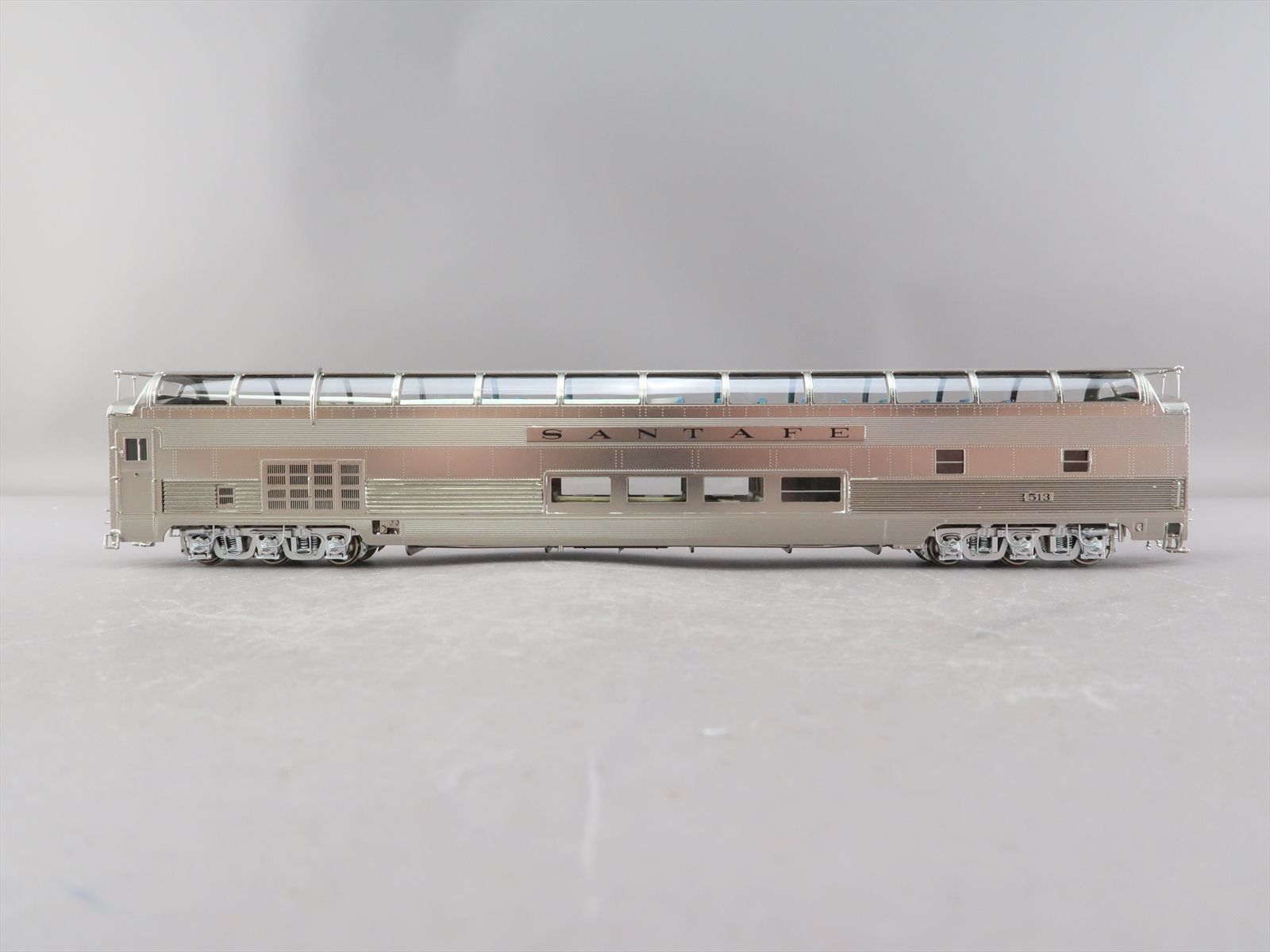 HO Brass Model - PSC 17436-1 AT&SF Santa Fe Dome Lounge #513 - F/P ...