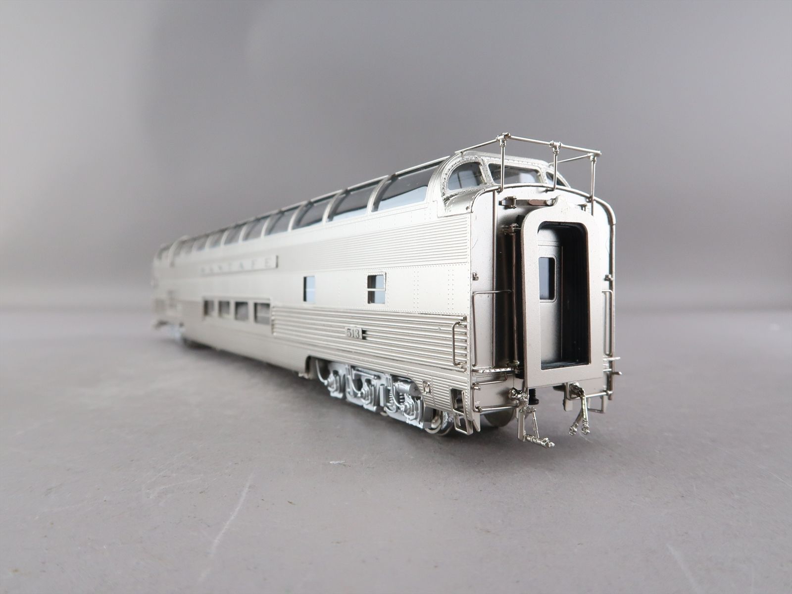 HO Brass Model - PSC 17436-1 AT&SF Santa Fe Dome Lounge #513 - F/P ...