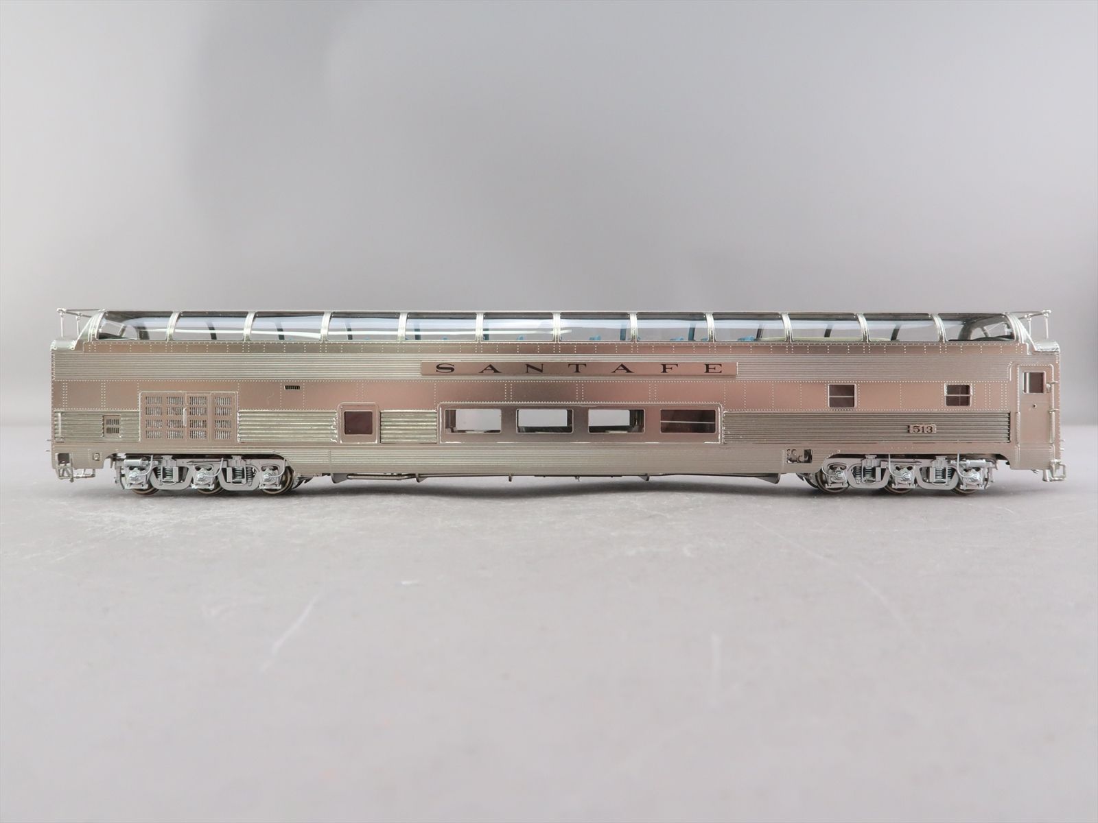 HO Brass Model - PSC 17436-1 AT&SF Santa Fe Dome Lounge #513 - F/P ...