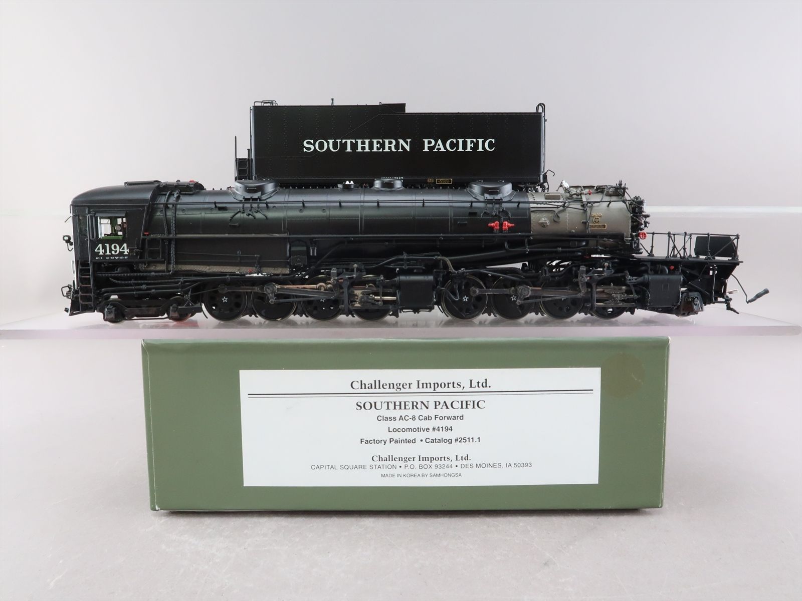 HO Brass Model - CIL 2511.1 SP Southern Pacific 4-8-8-2 AC-8 Cab ...