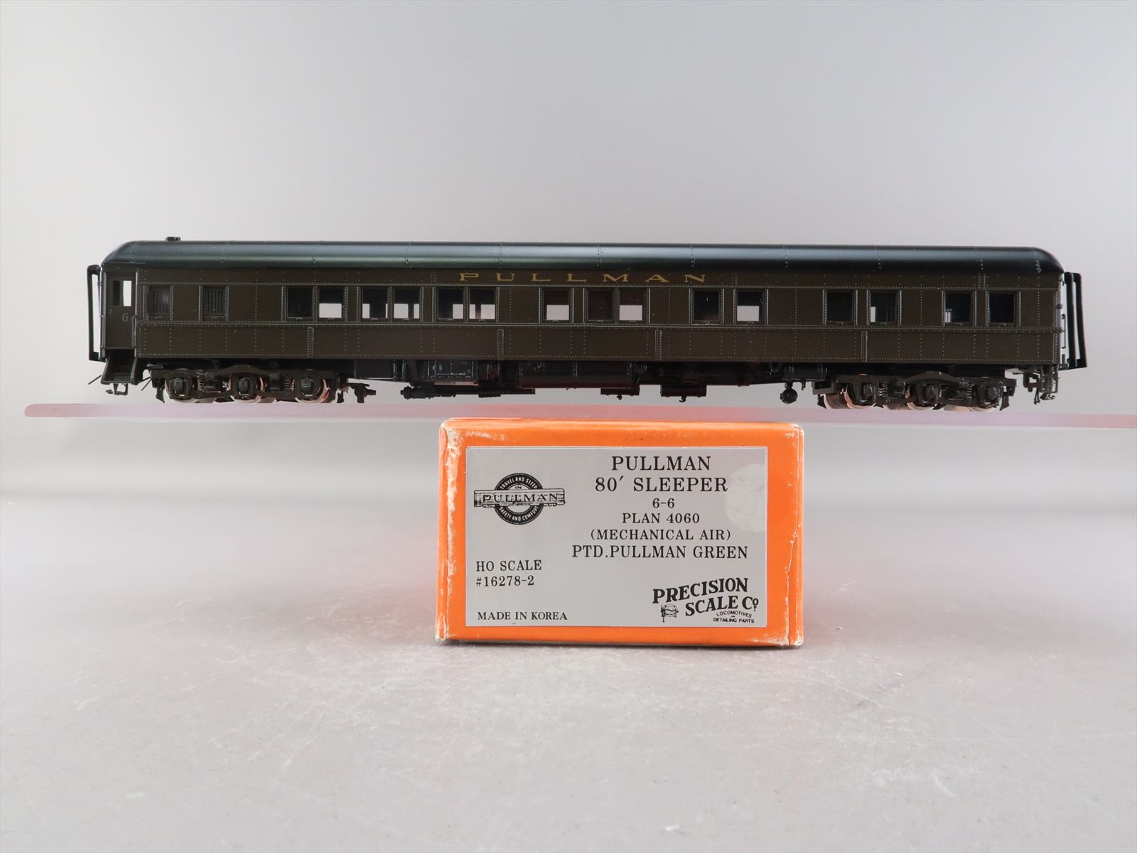 HO Brass Model - PSC 16278-2 Pullman 6-6 80' Sleeper Car Plan 4060 - F ...