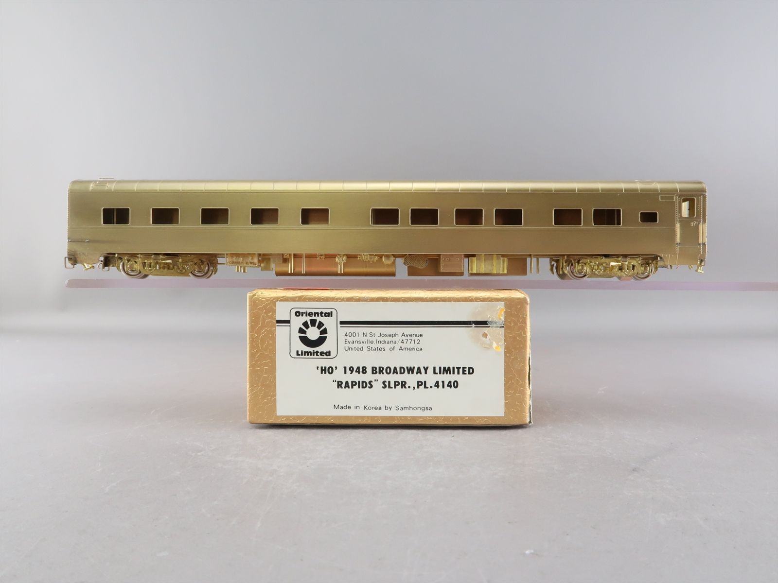 HO Brass Model - Oriental PRR Pennsylvania 1948 Broadway Limited Rapids ...