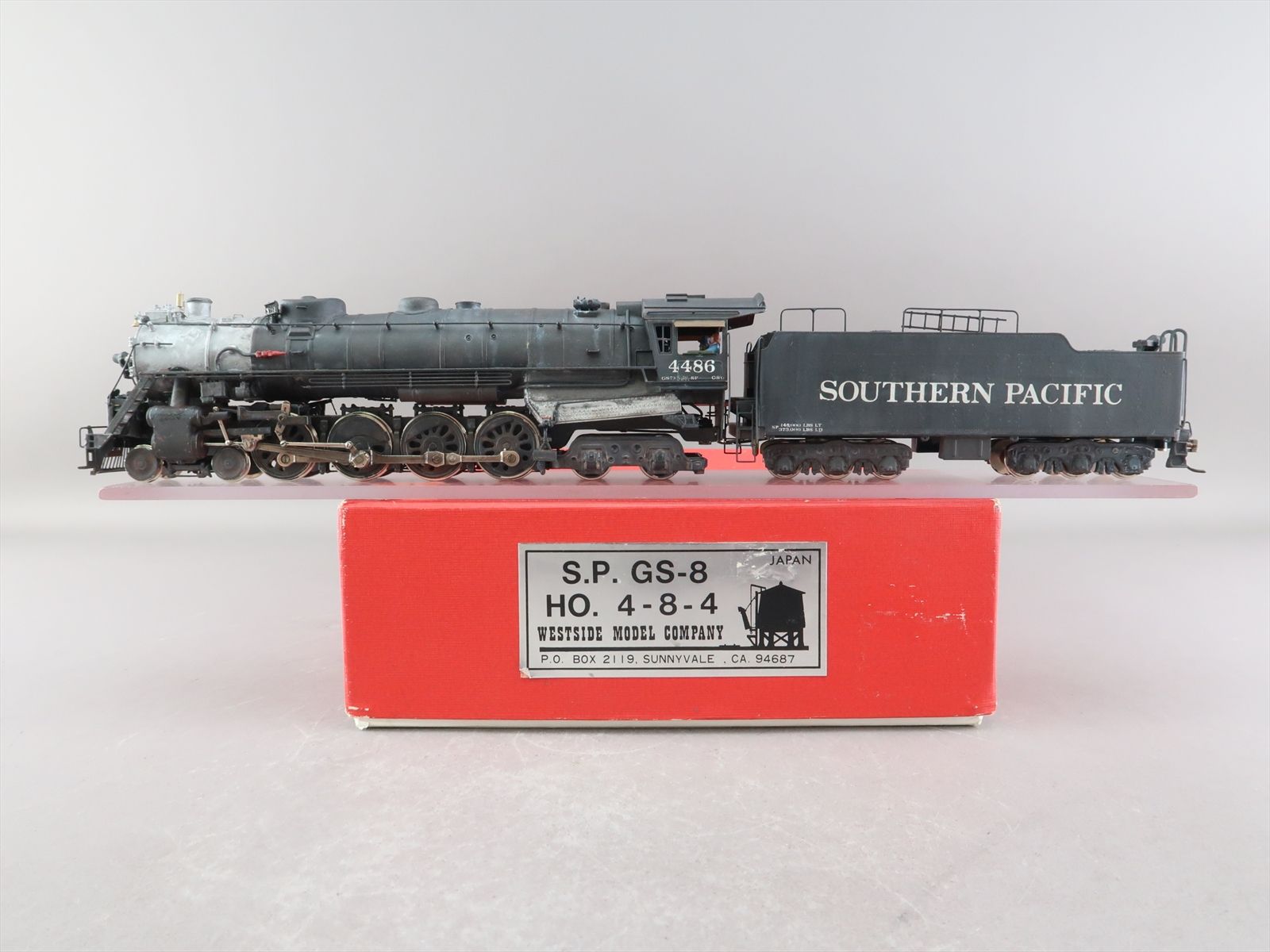 HO Brass Model - WMC SP Southern Pacific GS-8 4-8-4 #4486 - Fair Custom ...