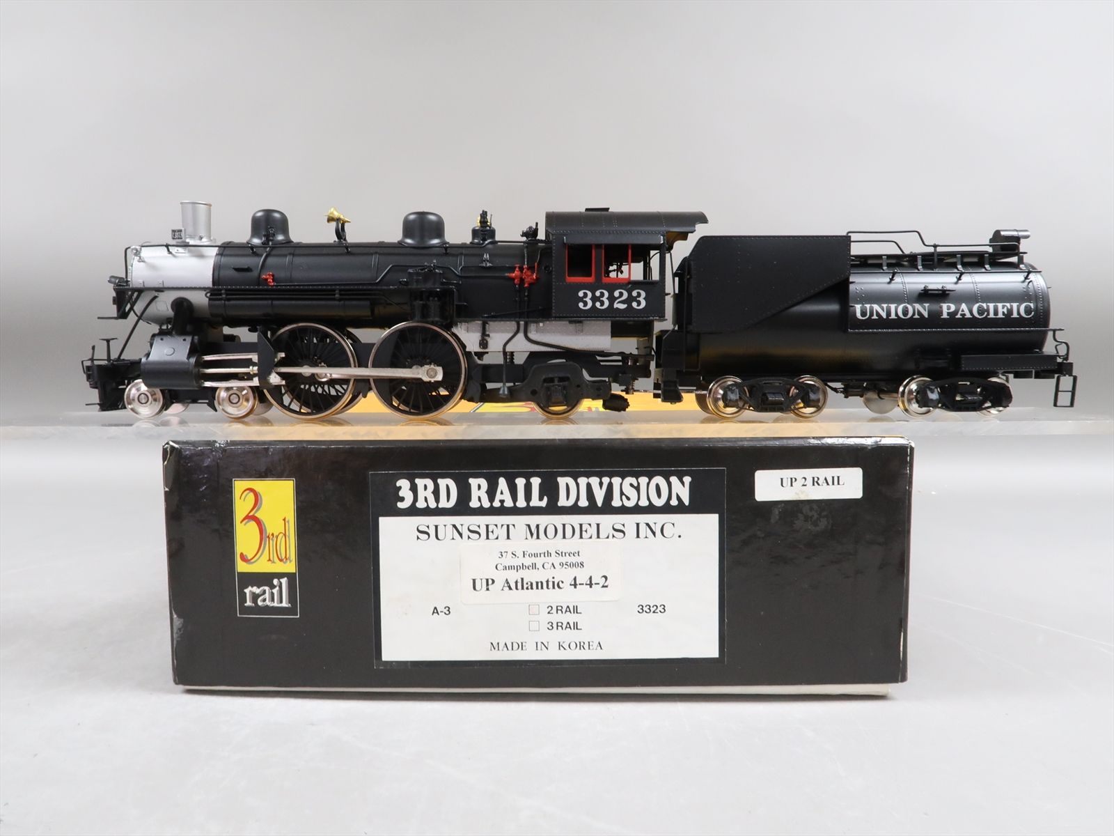 O Brass Model - SS Sunset UP Union Pacific Atlantic A-3 4-4-2 #3323 - F ...