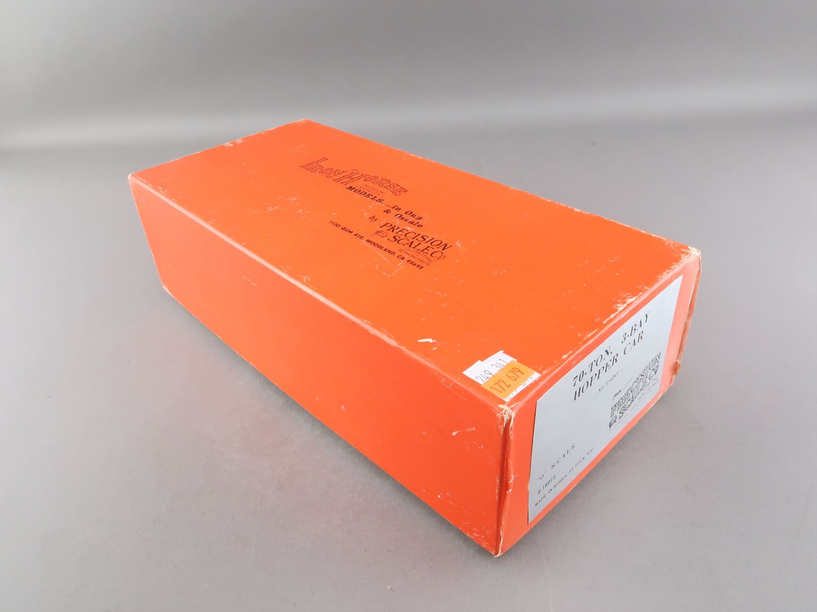 O Brass Model - PSC 16073 Misc Roads 3 Bay 70 Ton Hopper - Unpainted ...