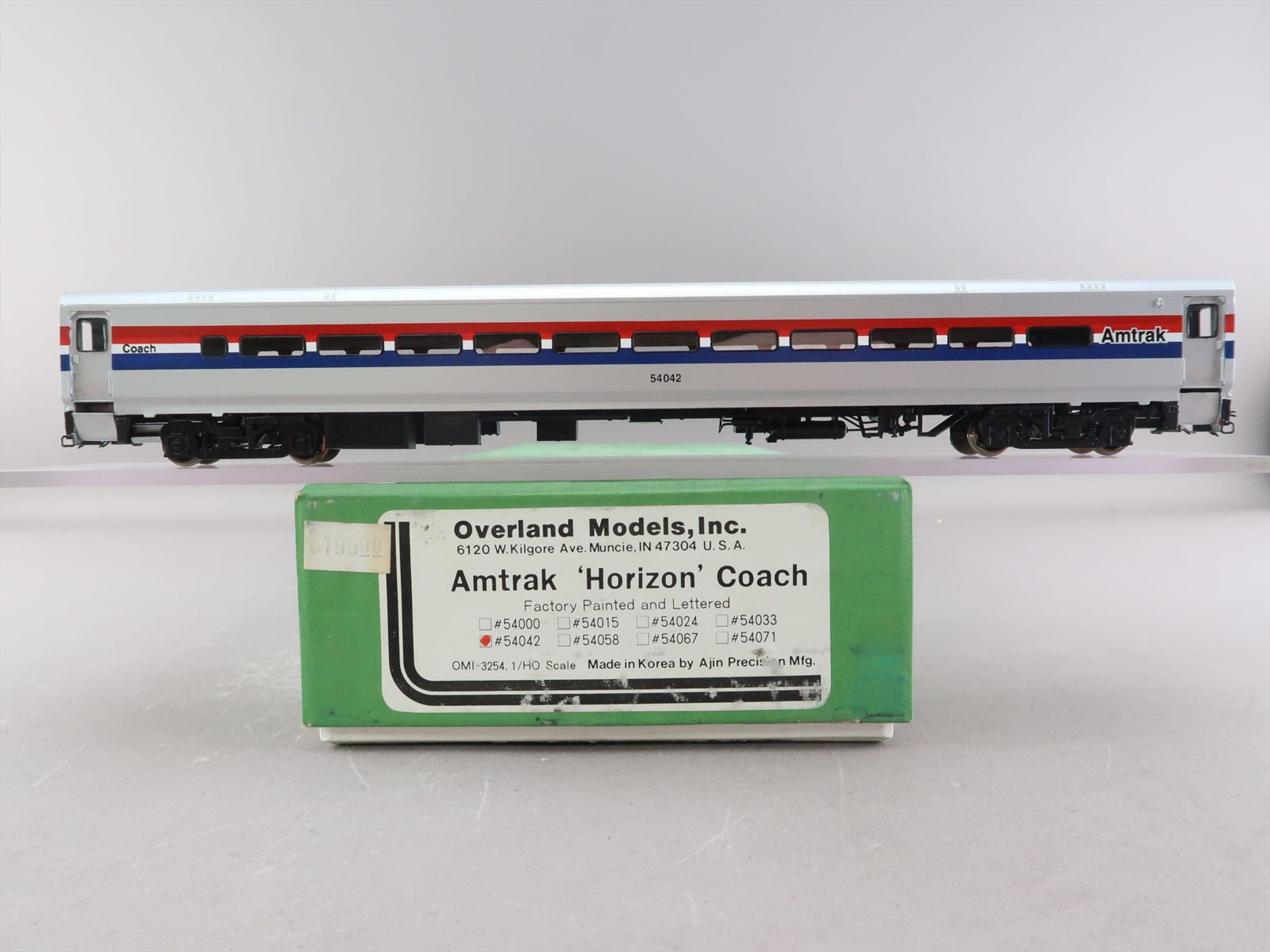 HO Brass Model - OMI 3254.1 Amtrak Horizon Coach Passenger Car #54042 ...