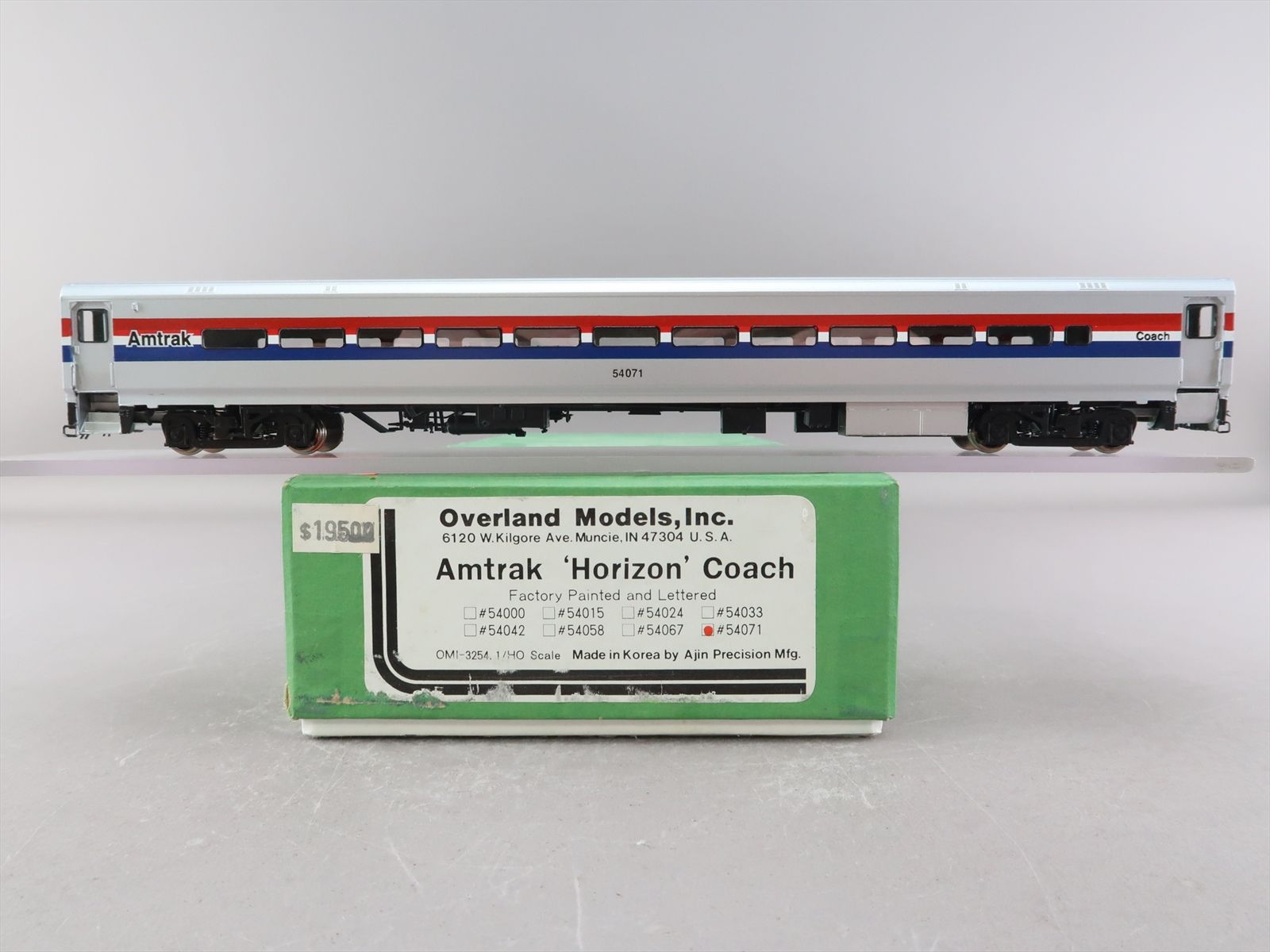 HO Brass Model - OMI 3254.1 Amtrak Horizon Coach Passenger Car #54071 ...