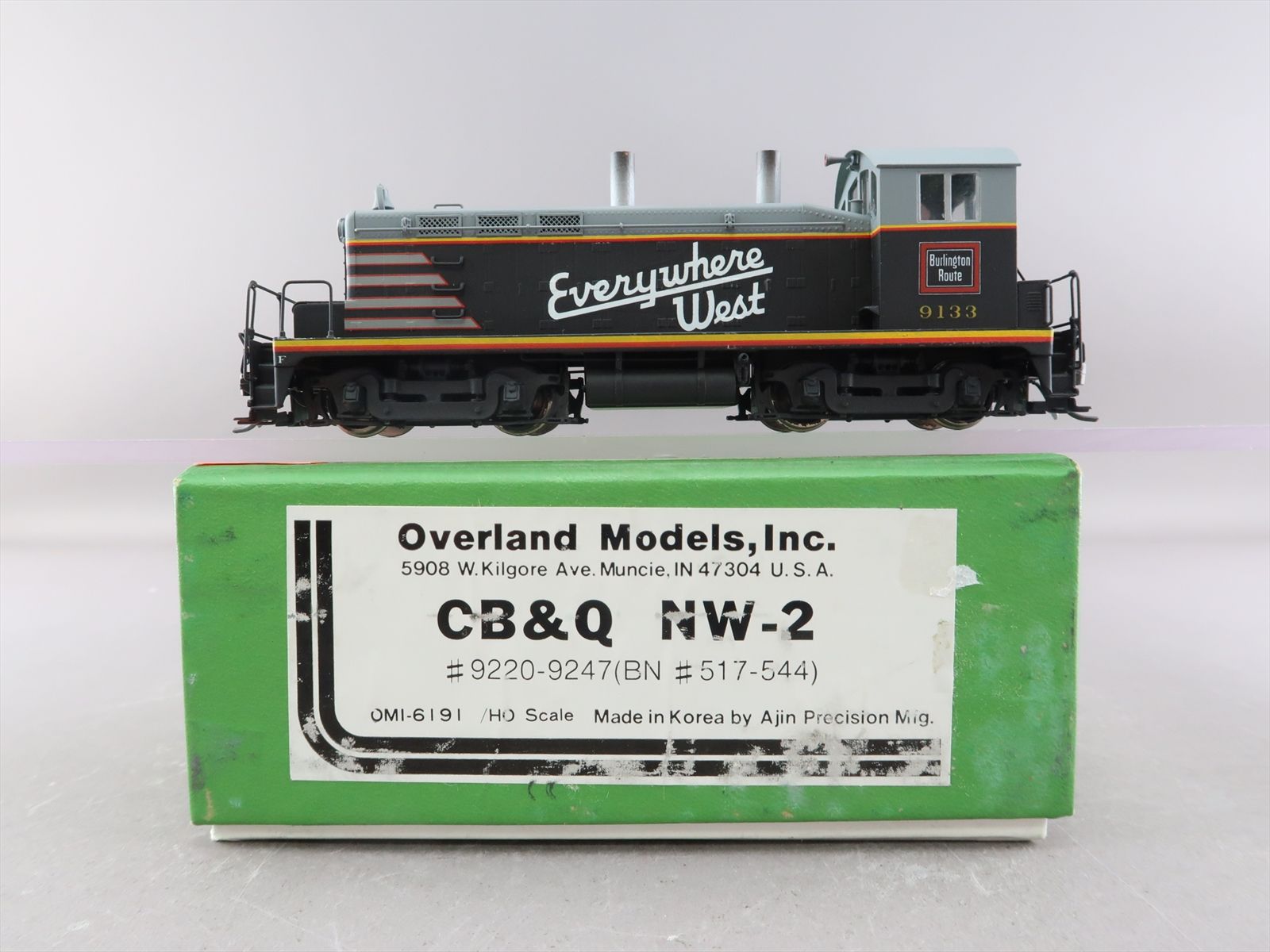 HO Brass Model - ALCO D-182 CB&Q Burlington EMD SC Winton 600HP Diesel ...