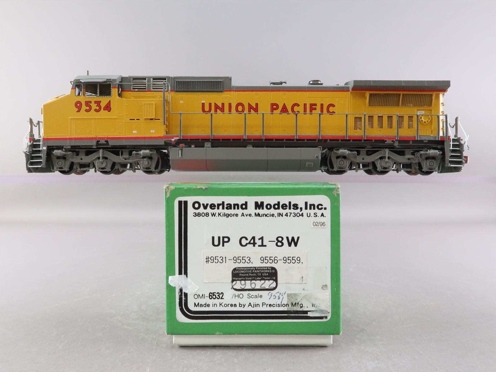 HO Brass Model - OMI 6532.1 UP Union Pacific C41-8W #9534 - Custom + Weathered - 1996 Run - Ajin