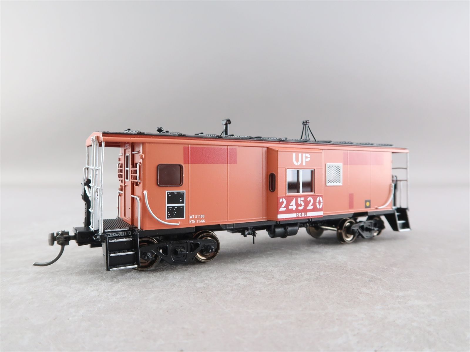 HO Brass Model - OMI 3723.2 UP Union Pacific CA-13 Caboose #24520 Rock ...