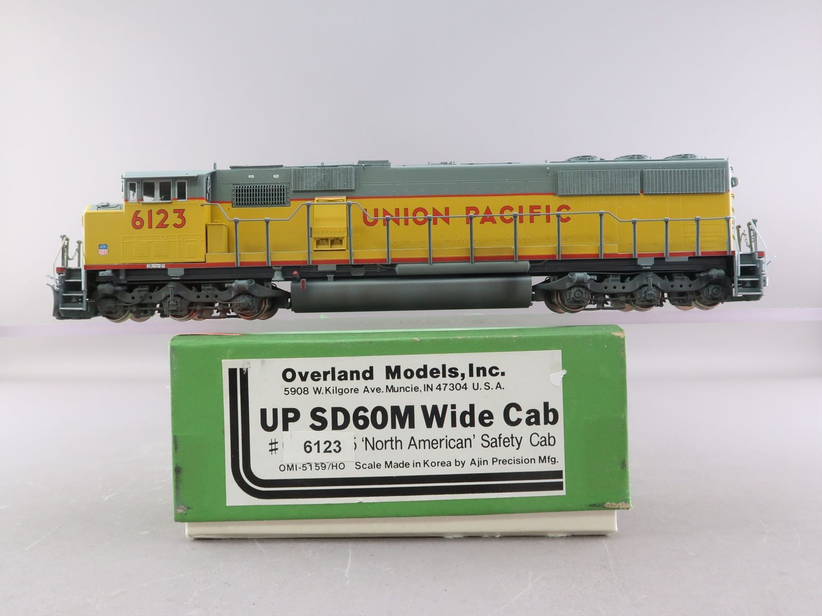 HO Brass Model - OMI 5159 UP Union Pacific UP Union Pacific SD60M Wide Cab #6123 - Custom ...
