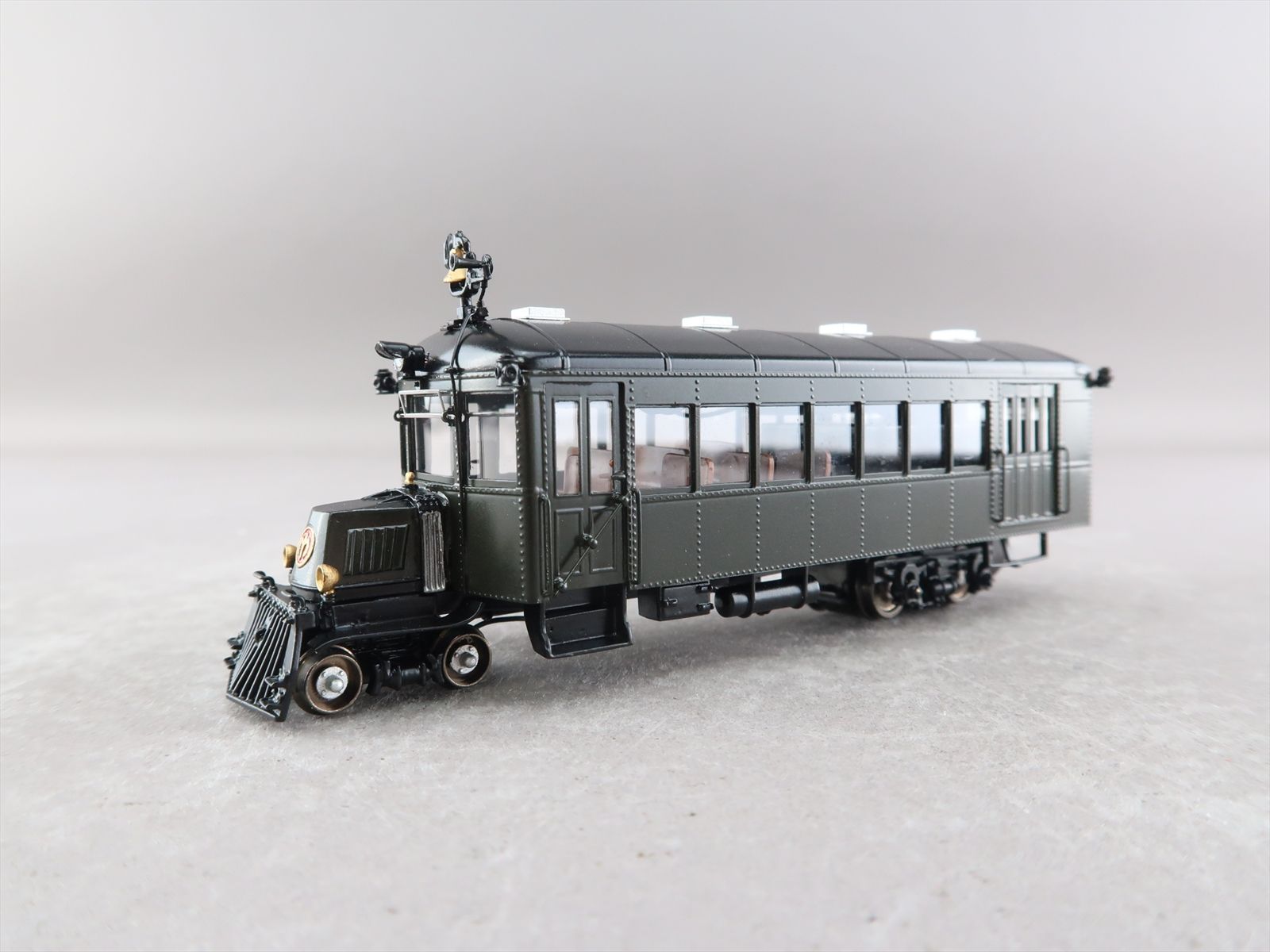HOn3 Brass Model - PSC 16856-1 ACX Mack Railbus 4-Wheel Drive Green ...