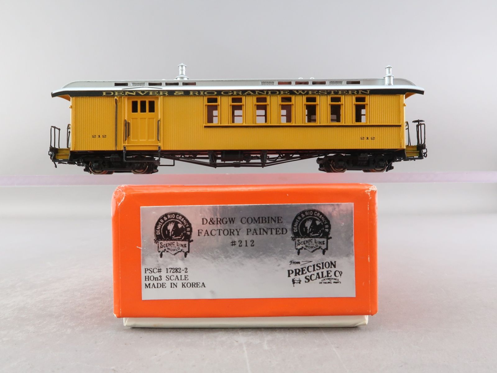 HOn3 Brass Model - PSC 17282-2 D&RGW Rio Grande Combine #212 - F/P ...