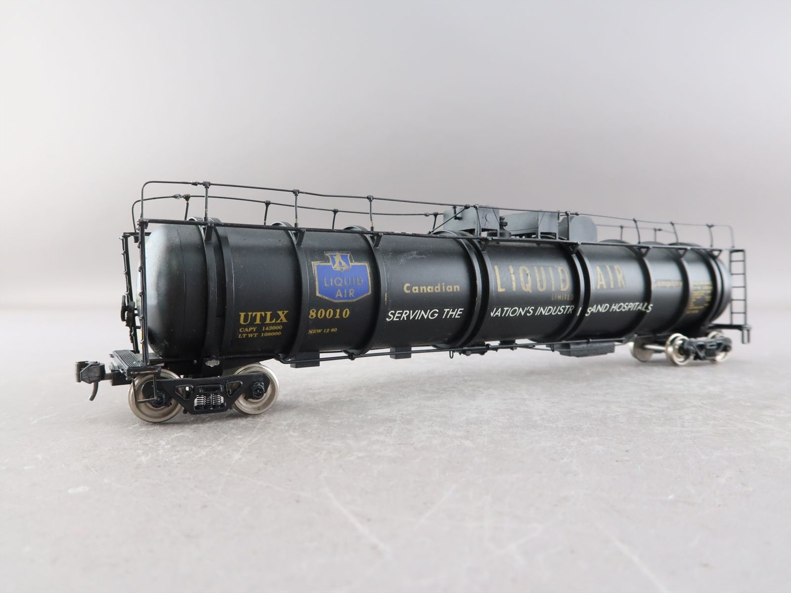 HO Brass Model - OMI 3029 UTLX Canadian Company Limited 61' Liquid Air ...