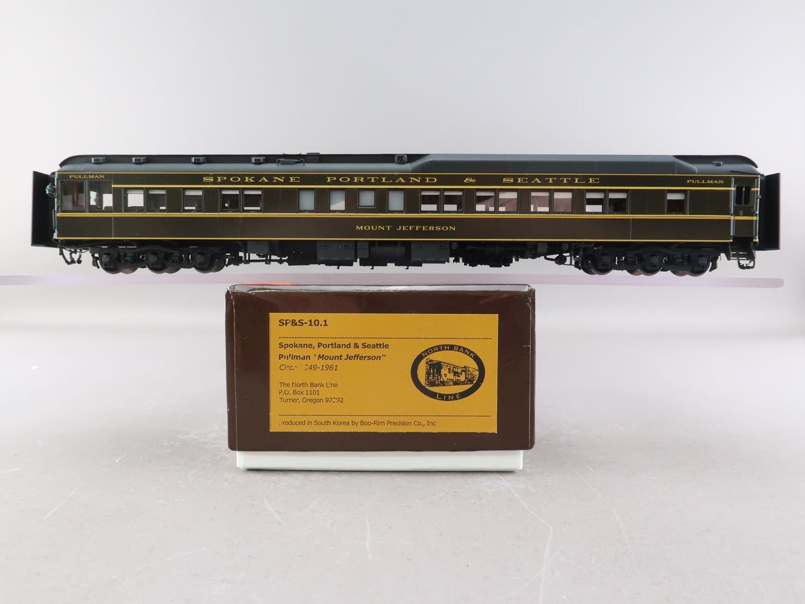 HO Brass Model - NBL SP&S-10.1 SP&S Spokane Portland & Seattle Pullman ...
