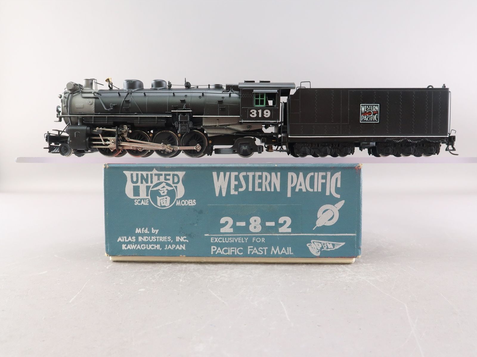 HO Brass Model - PFM WP Western Pacific 2-8-2 #319 - Custom - 1971 Run ...