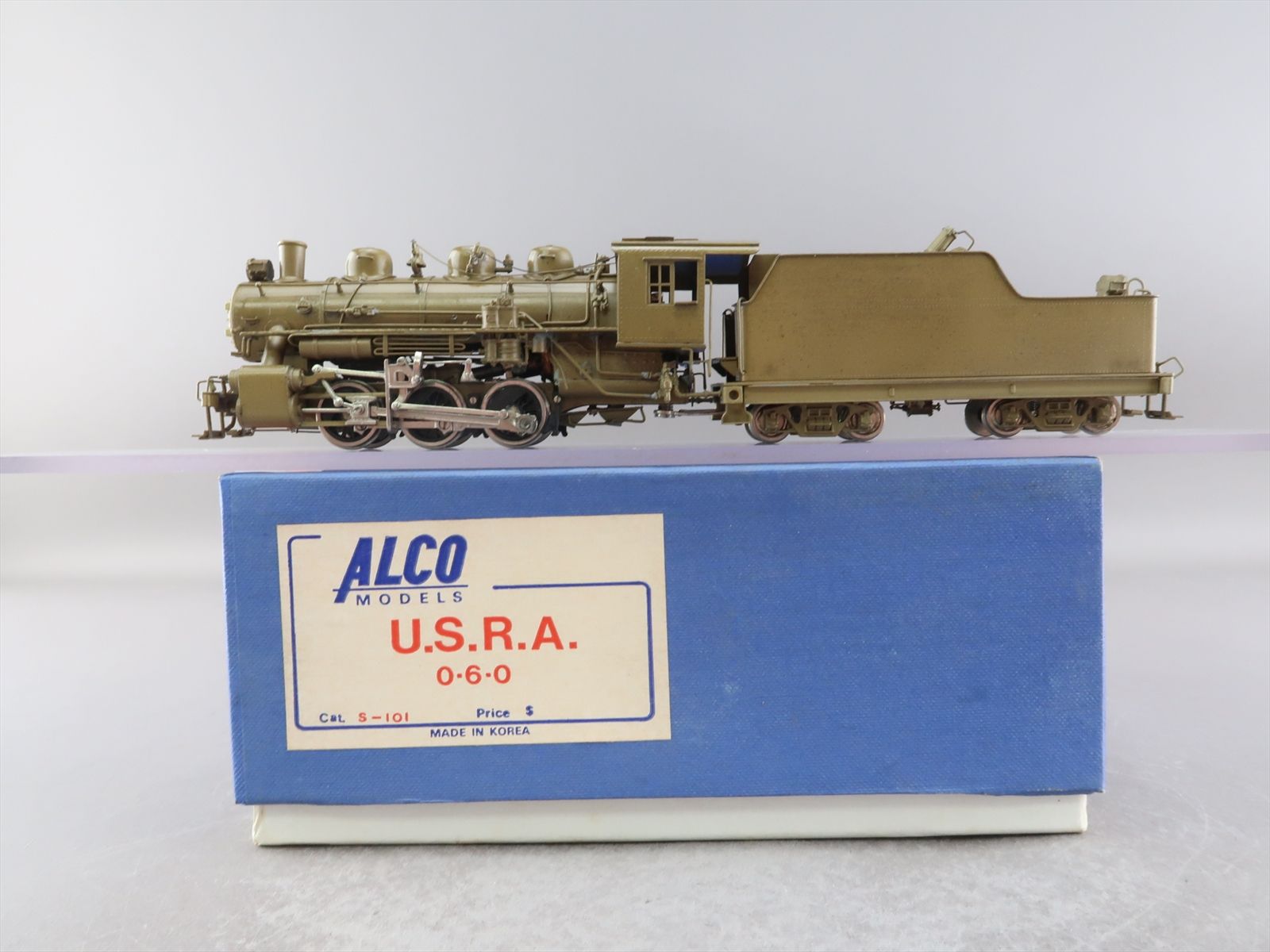 HO Brass Model - ALCO S-101 USRA 0-6-0 Steam Locomotive Switcher ...