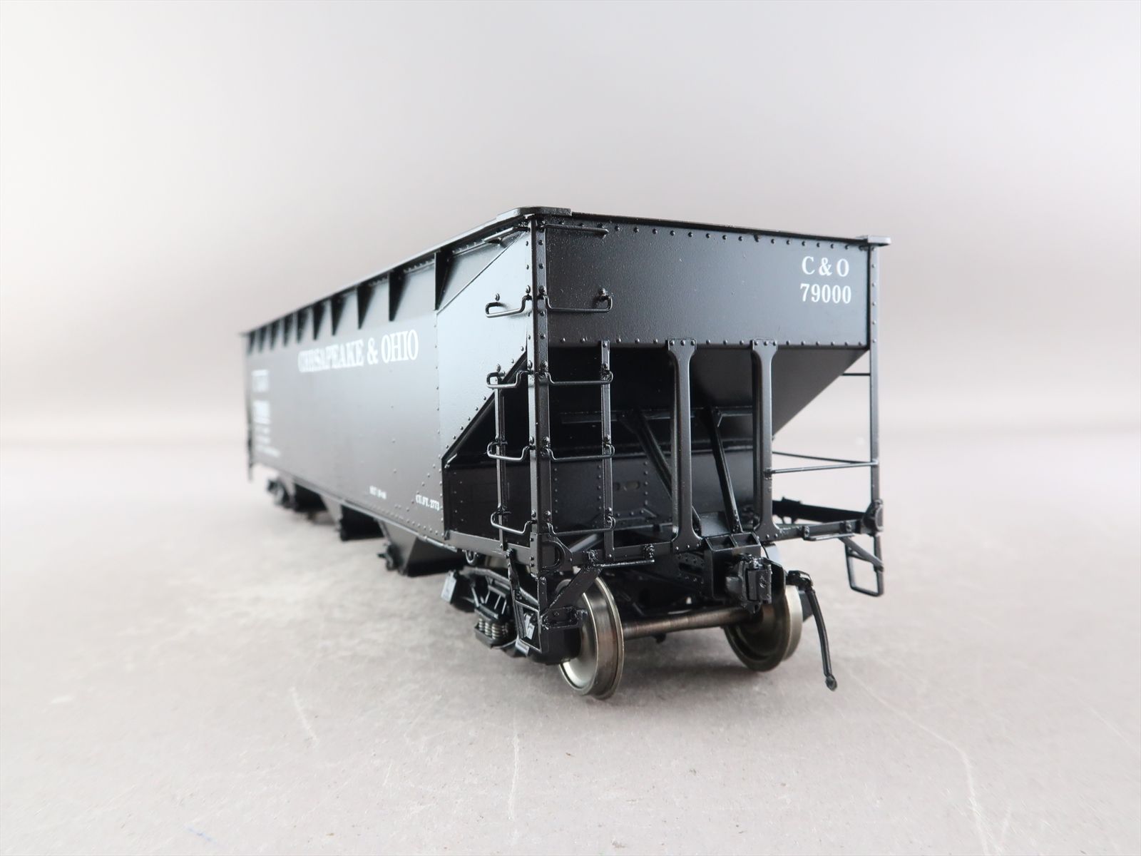 O Brass Model - PSC 17217-8 C&O Chesapeake & Ohio 70-Ton Triple Bay 3 ...