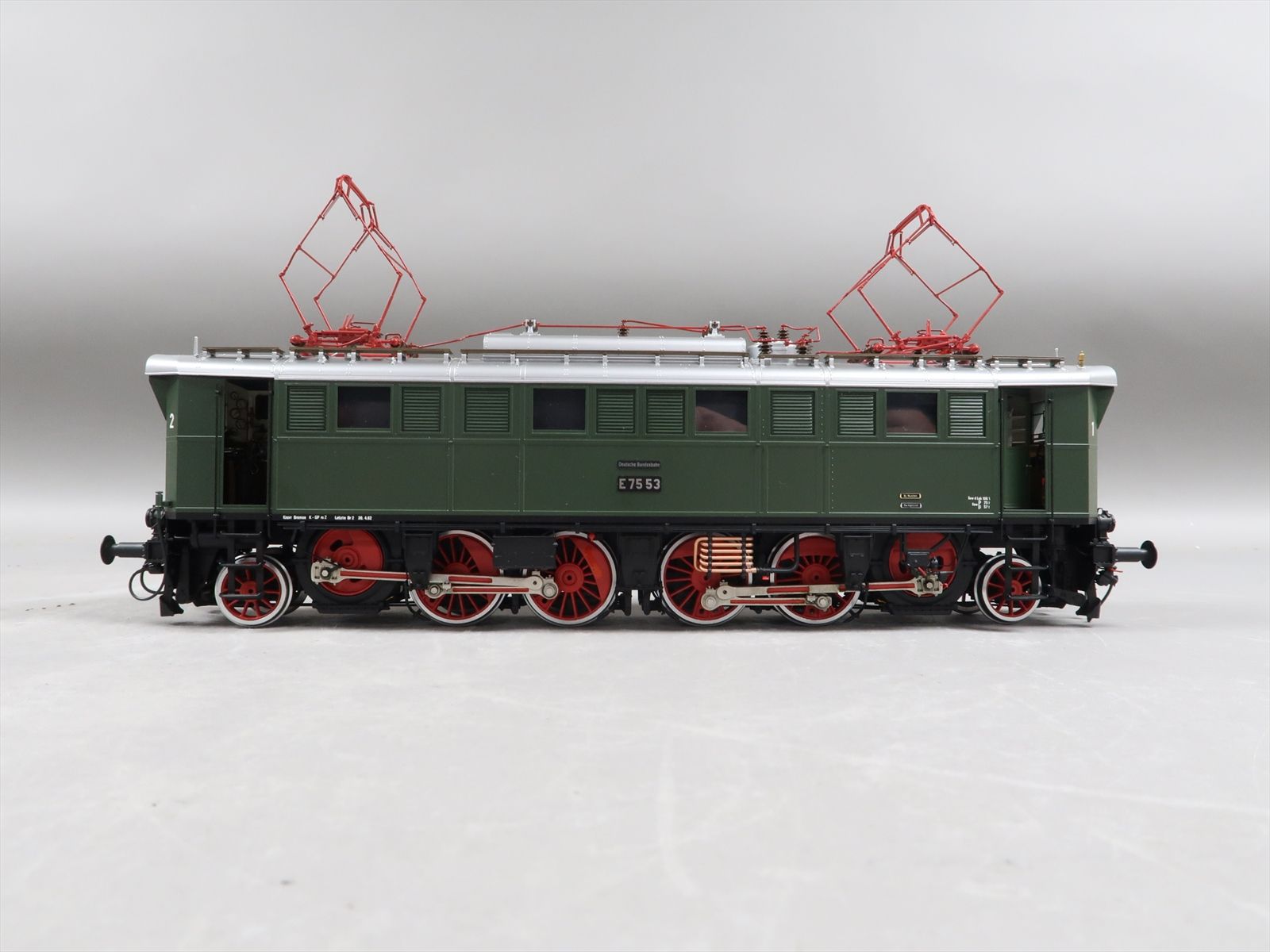O Brass Model - Metropolitan DB Deutsche Reichsbahn Electric Locomotive E75 53 - F/P - 2001 Run ...