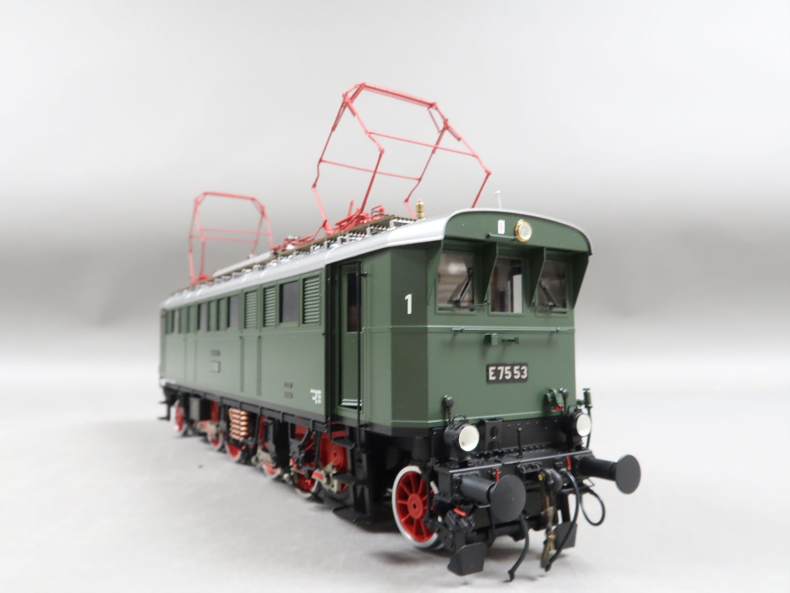 O Brass Model - Metropolitan DB Deutsche Reichsbahn Electric Locomotive E75 53 - F/P - 2001 Run ...