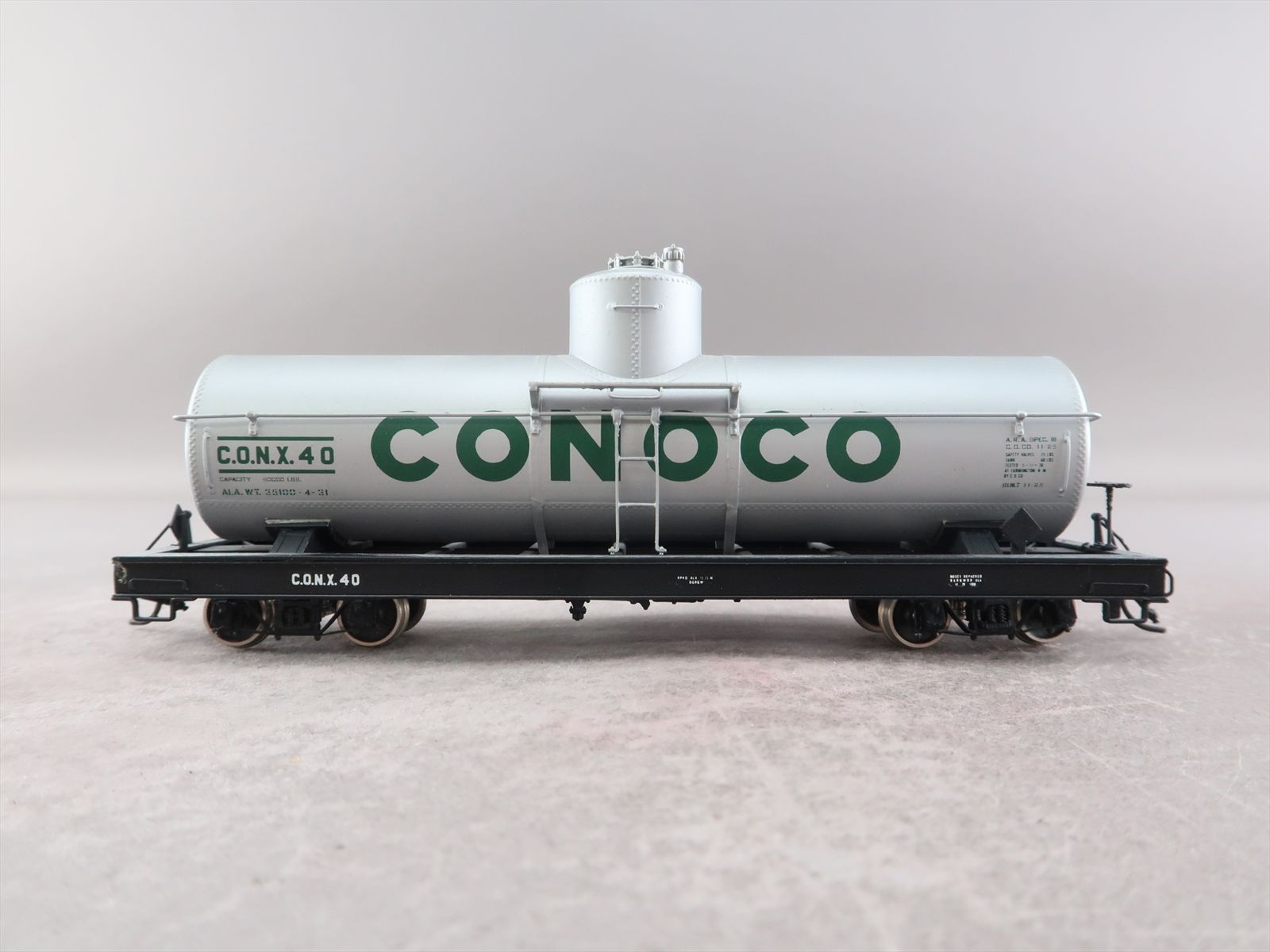 Sn3 Brass Model - P-B-L Milestone Conoco Wide Framed Tank Car #40 ...