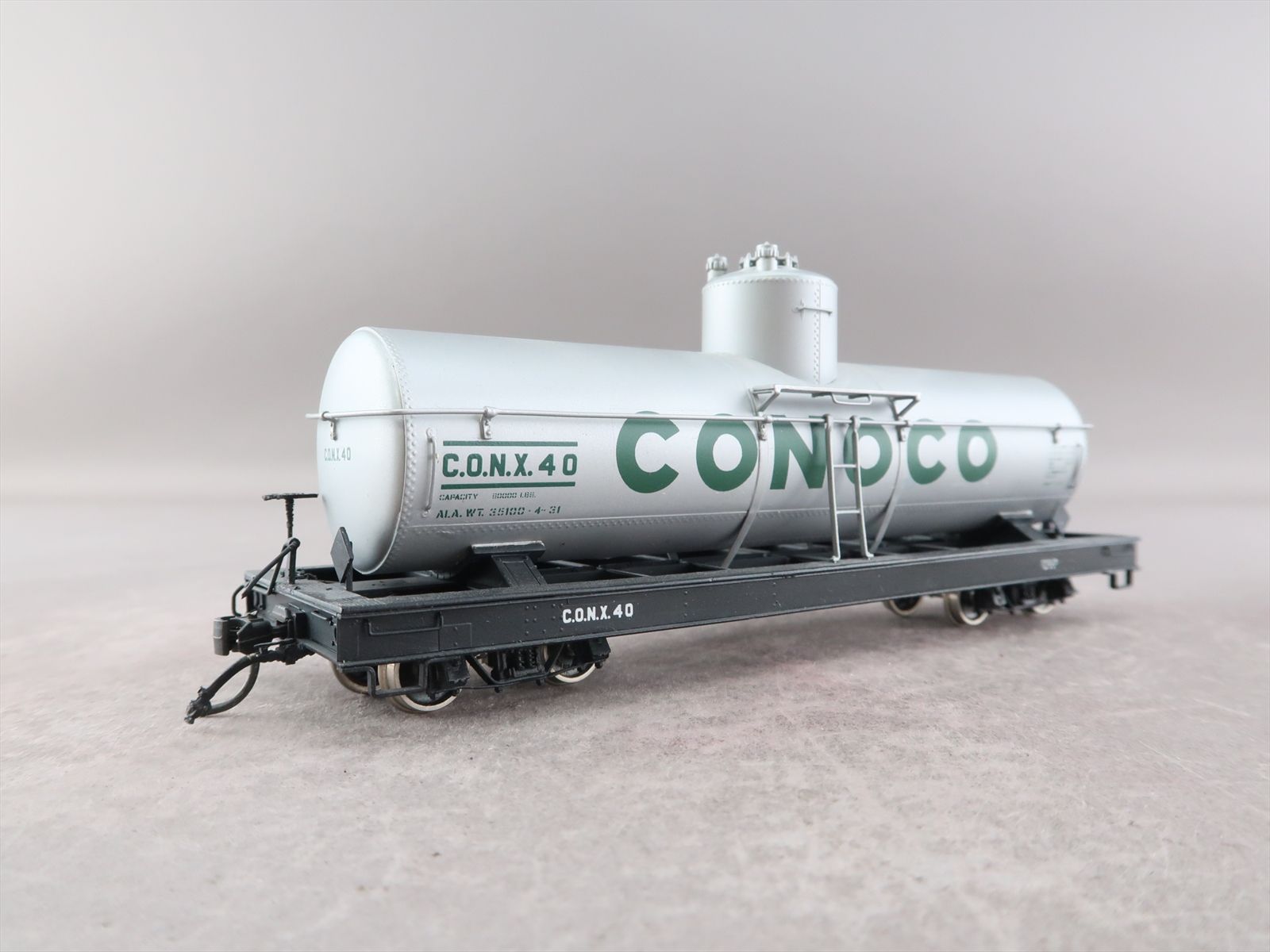 Sn3 Brass Model - P-B-L Milestone Conoco Wide Framed Tank Car #40 ...