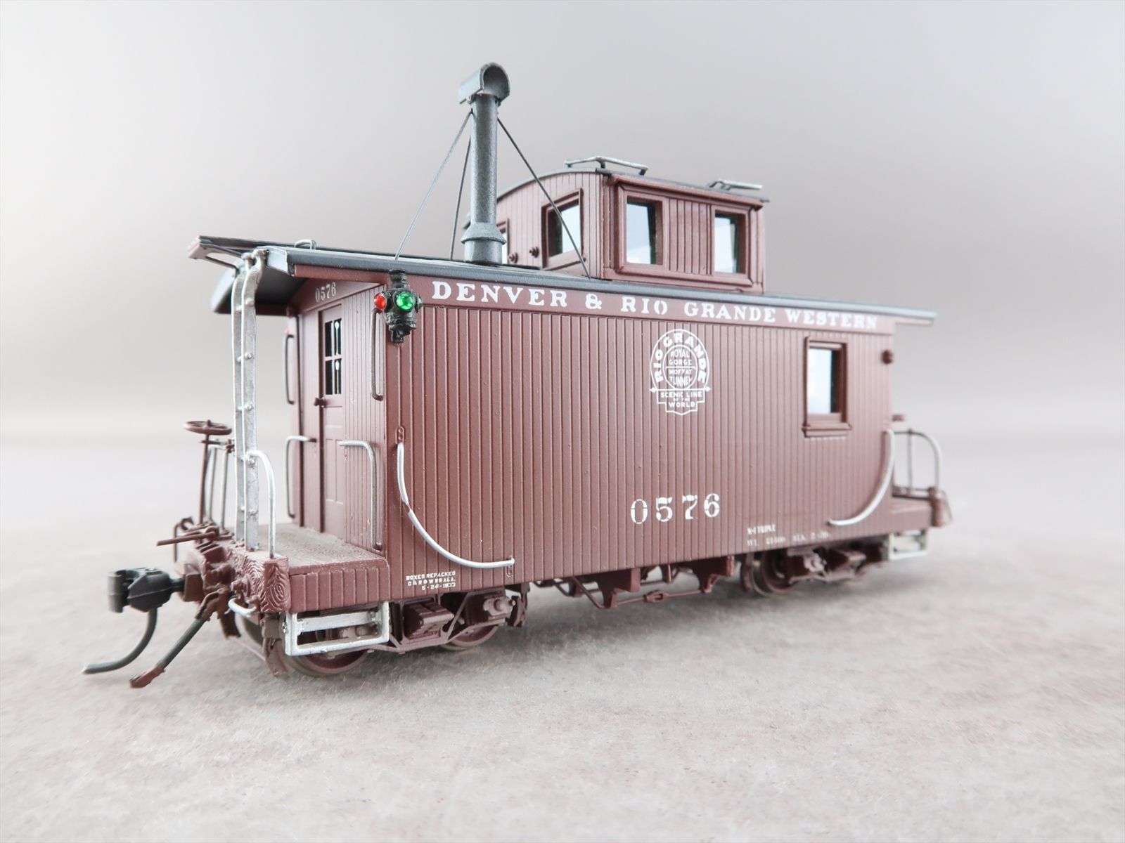 Sn3 Brass Model - OMI 1693.1 D&RGW Rio Grande 17' Wood Caboose #0576 ...