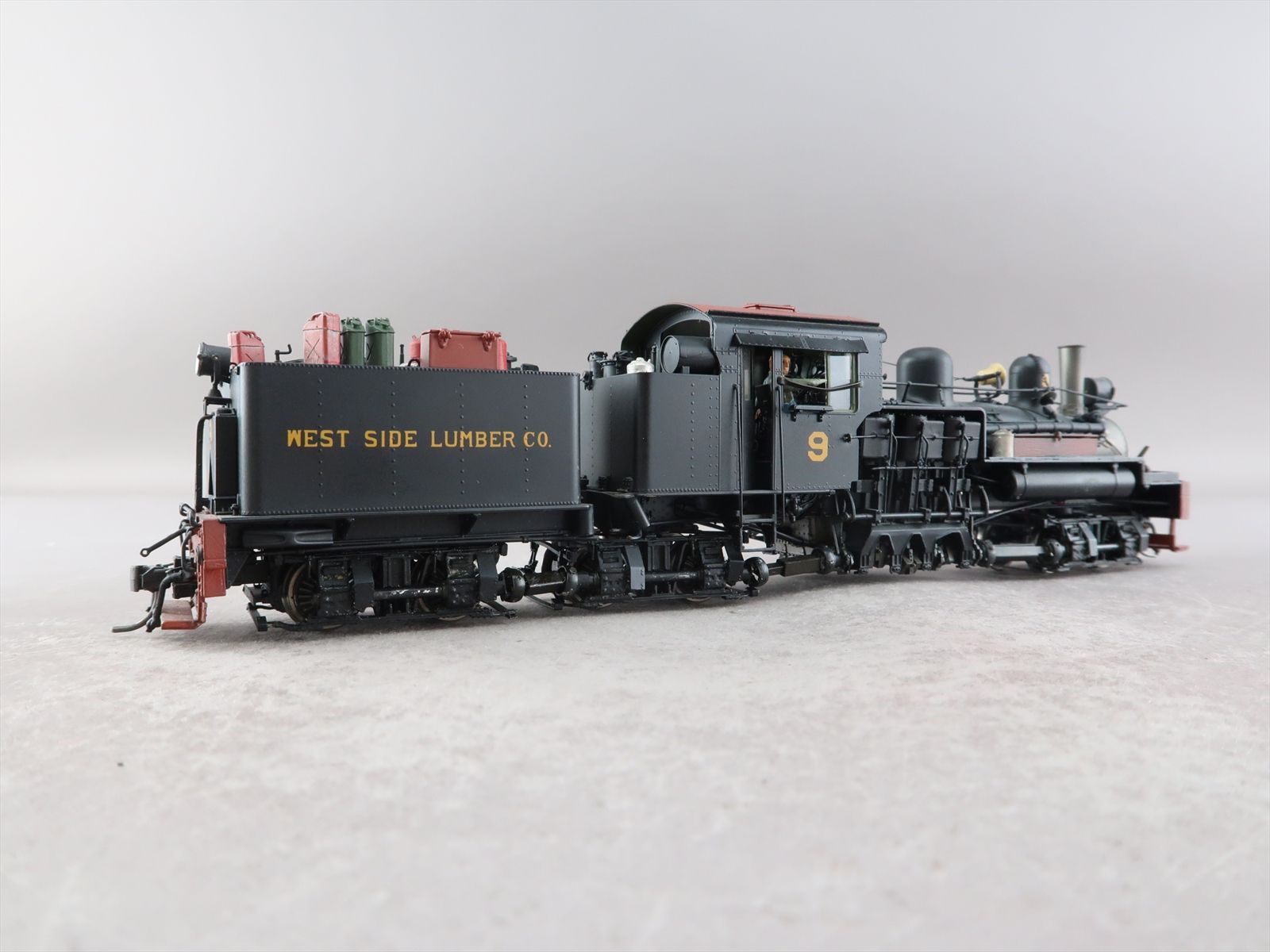 Sn3 Brass Model - PBL Milestone WSLCo Westside Lumber 3-Truck Shay #9 ...