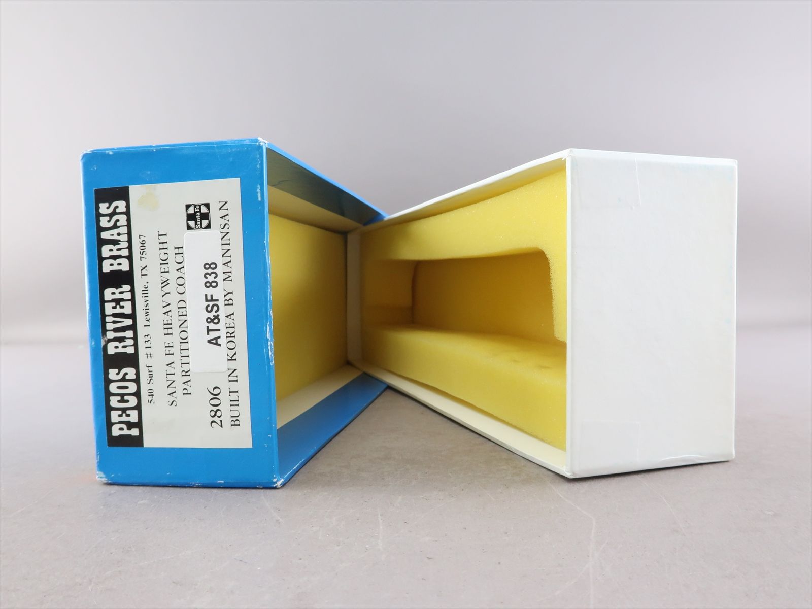 HO Brass Model - PRB Pecos River 2806 AT&SF Santa Fe HW Paritioned ...