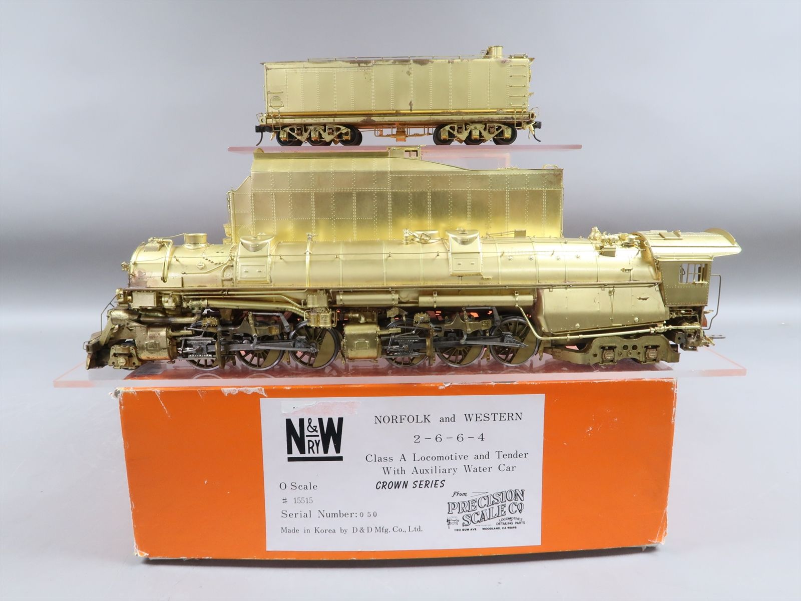 O Brass Model - PSC 15515 N&W Norfolk & Western Class A 2-6-6-4 w ...