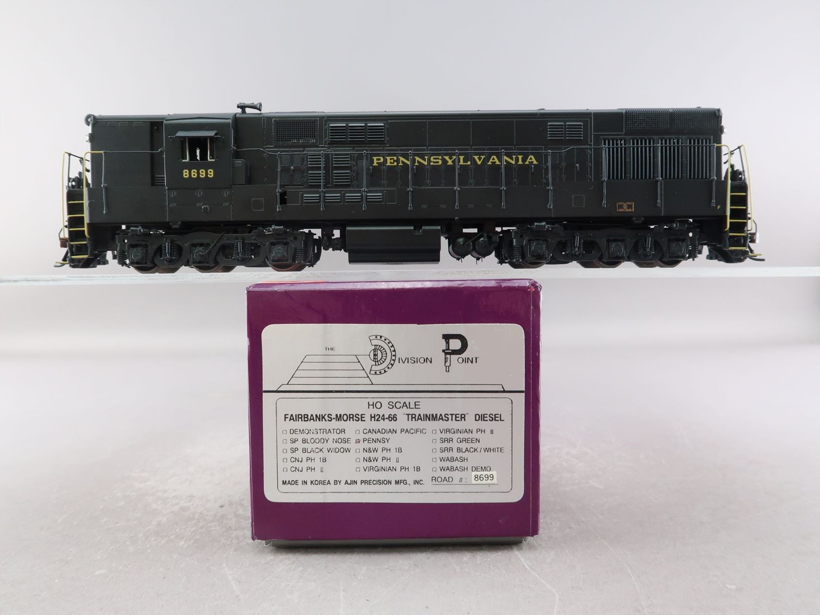 HO Brass Model - DP PRR Pennsylvania H-24-66 F-M Fairbanks - Morse ...