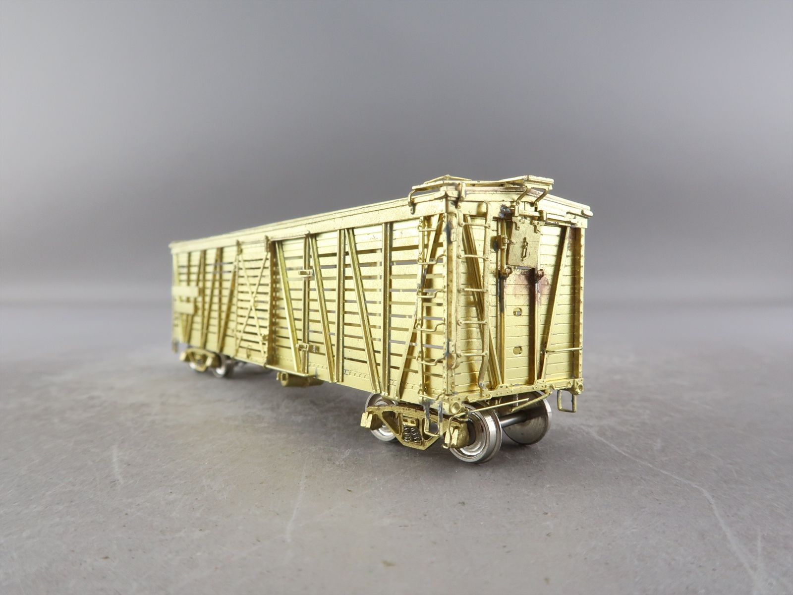 HO Brass Model - PRB Pecos AT&SF Santa Fe SK-U Stock Car - Unpainted ...
