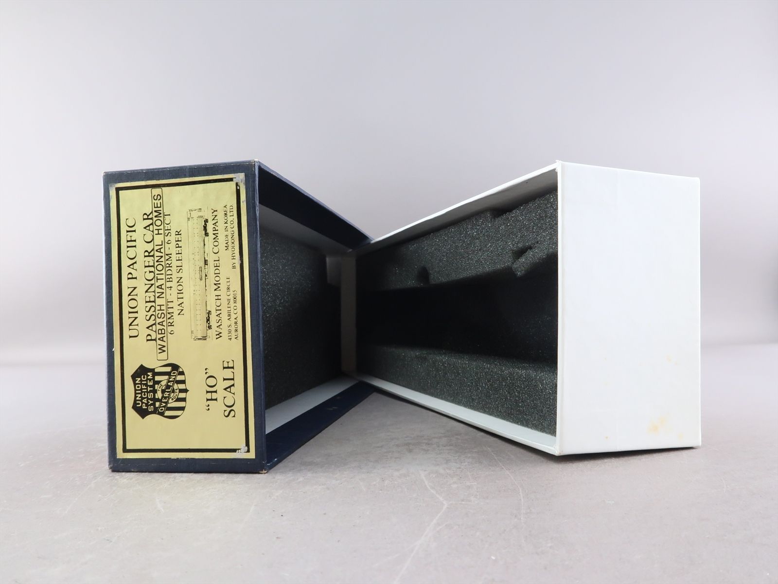 HO Brass Model - Wasatch UP Union Pacific WAB Wabash 6-4-6 Sleeper ...