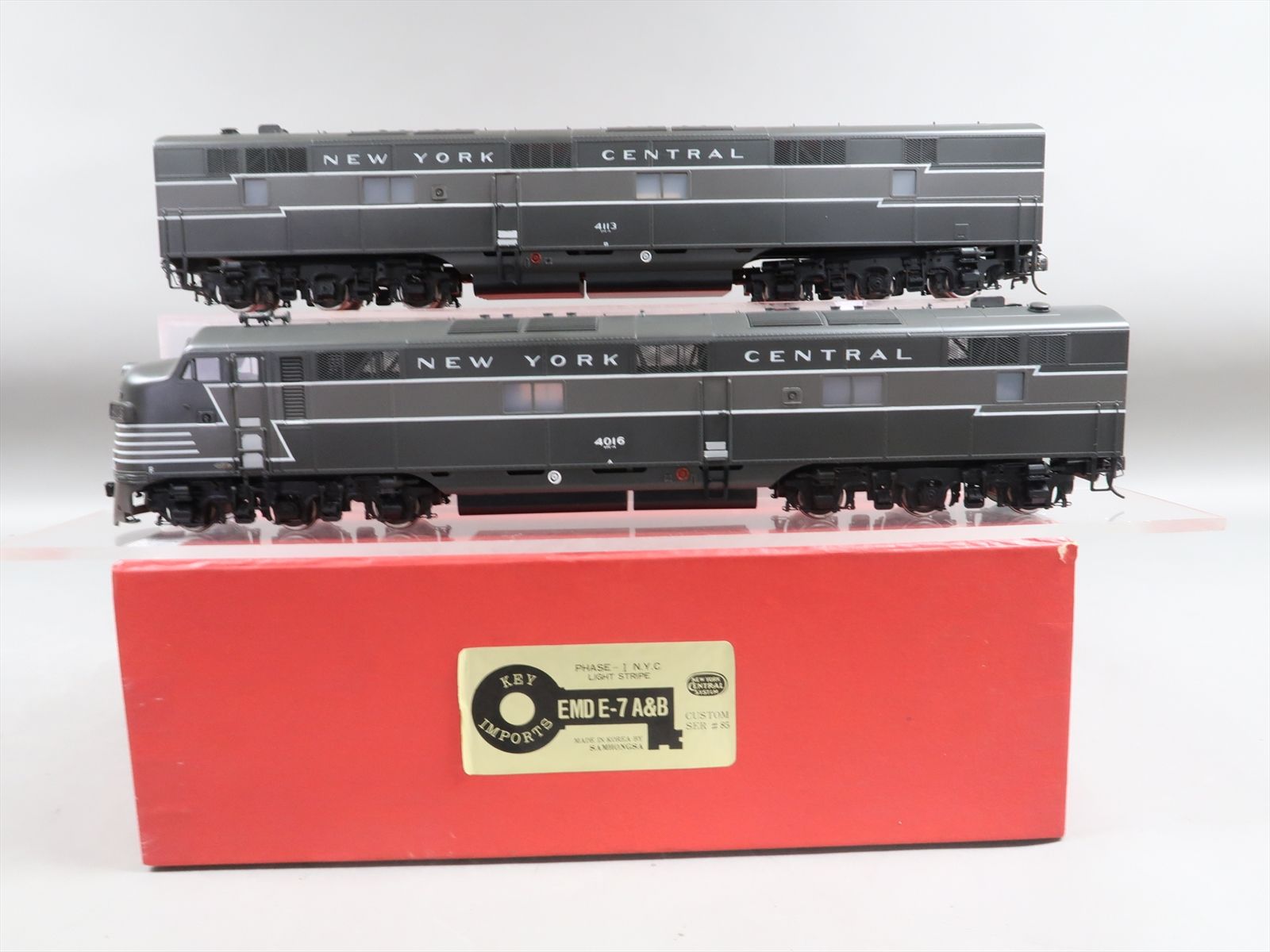 O Brass Model - Key CS#85 NYC New York Central E-7 E-7A E-7B A-B Set ...