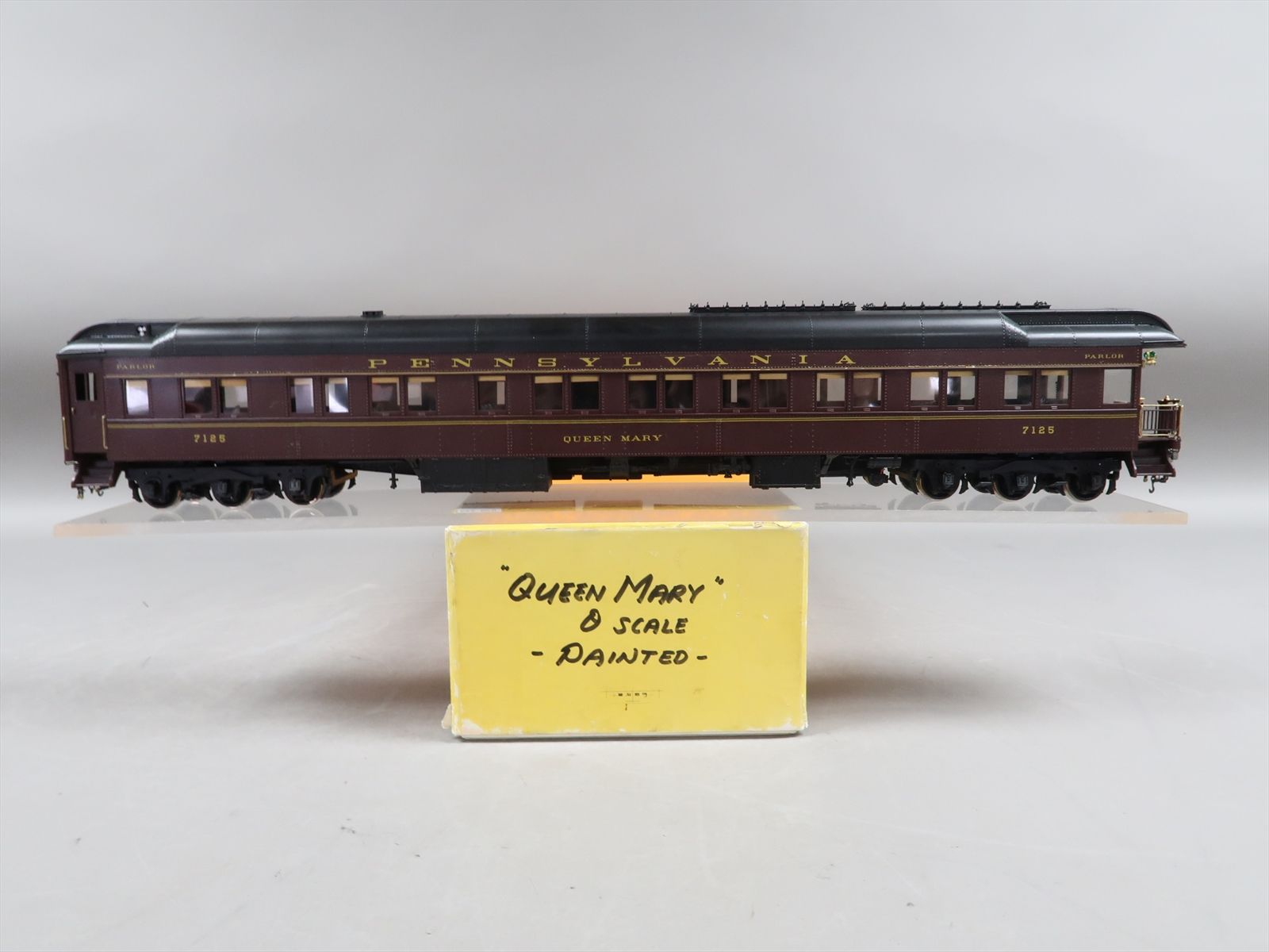 O Brass Model - PSC 15665-1 PRR Pennsylvania Parlor Car Queen Mary ...
