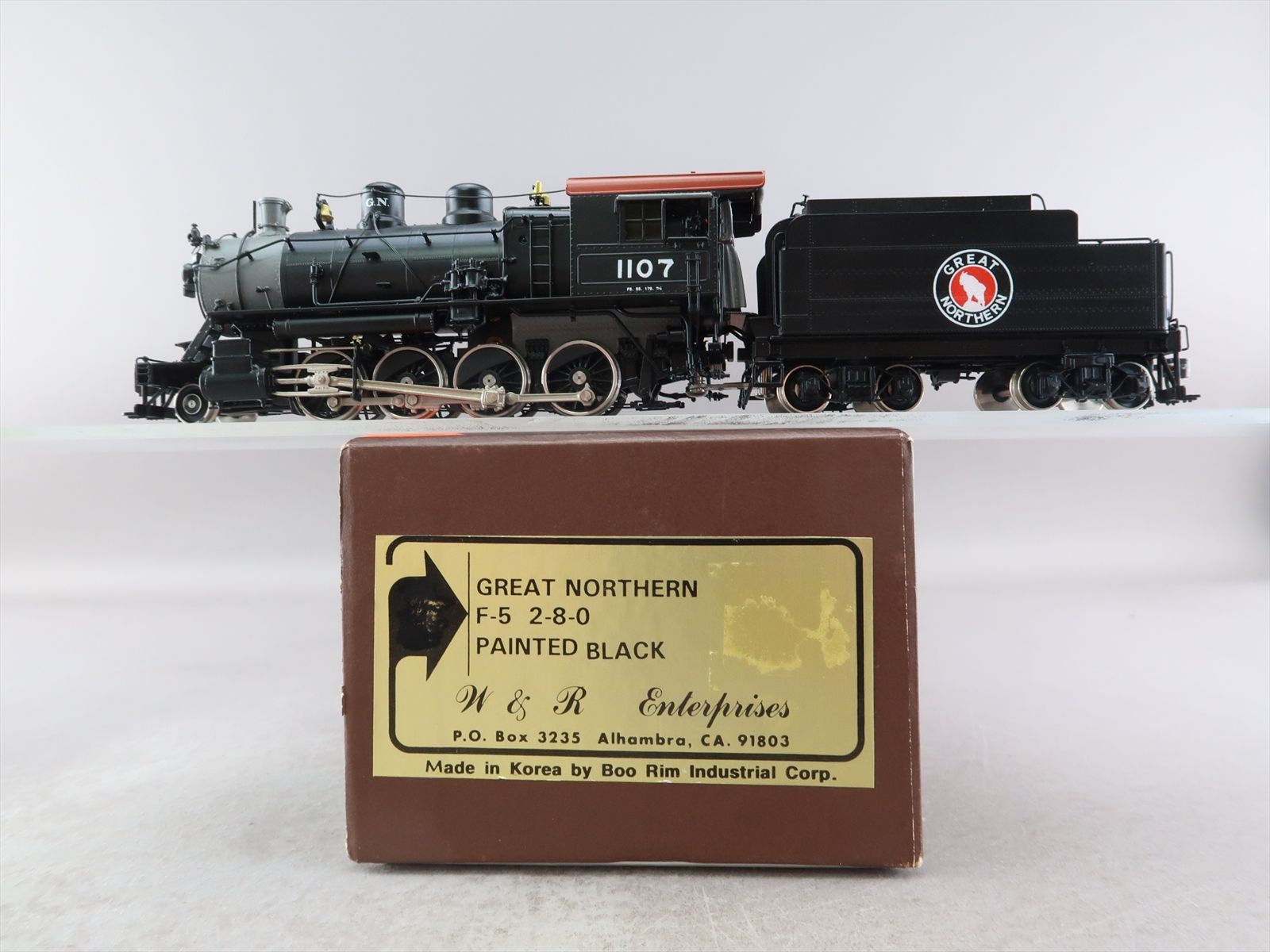 HO Brass Model - W&R GN Great Northern 2-8-0 F-5 #1107 Black - F/P ...