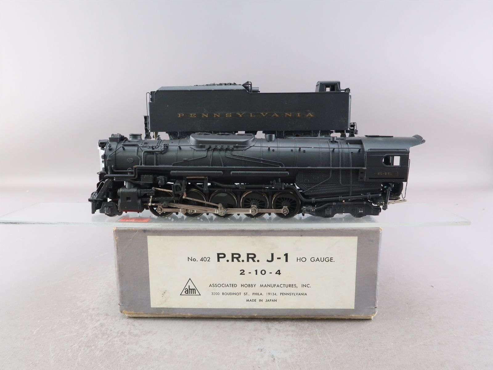 HO Brass Model - AHM 402 PRR Pennsylvania J-1 2-10-4 #6453 - Poor ...