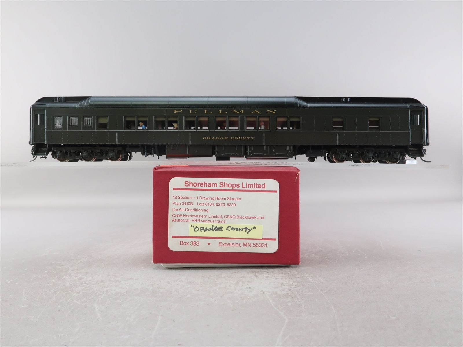 HO Brass Model - SSL C&NW / CB&Q / PRR Pullman 12-1 Sleeper Plan 3410B ...