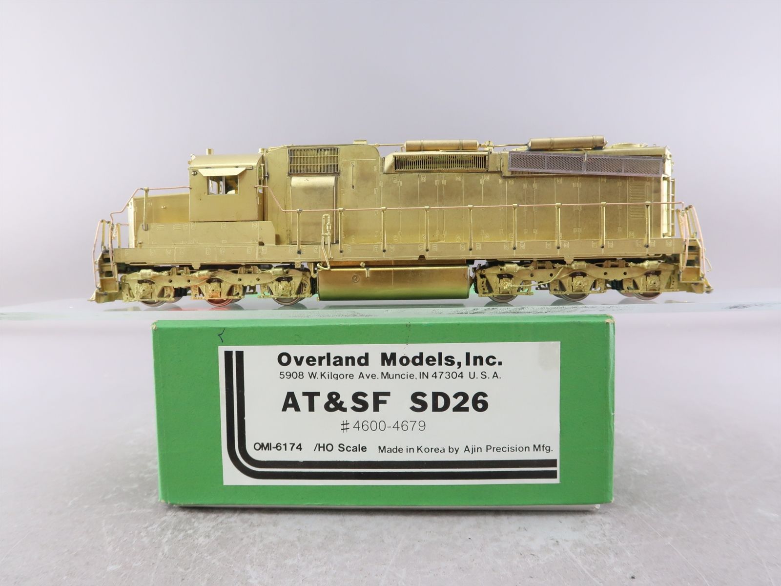 HO Brass Model - OMI 6174 AT&SF Santa Fe EMD SD26 #4600 - 4679 - Unpainted - 1992 Run - Ajin