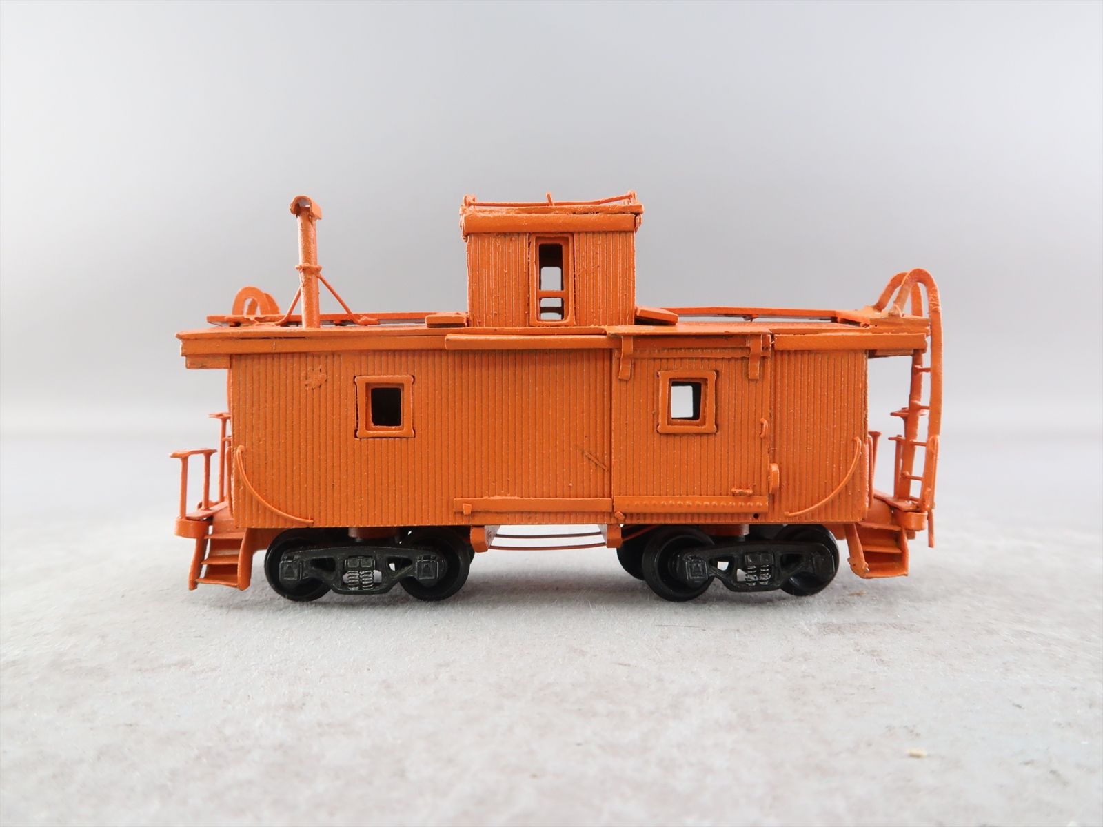 HO Brass Model - FED Disaster Series Caboose - Orange - 1970 Run - AS ...
