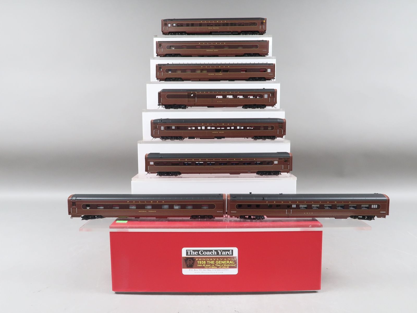 HO Brass Model - TCY 1860w PRR Pennsylvania 'The General' 1938 Train No ...