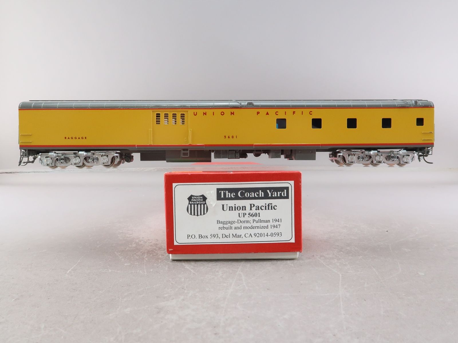 HO Brass Model - TCY 0259 UP Union Pacific Baggage Dorm Dormitory #5601 ...