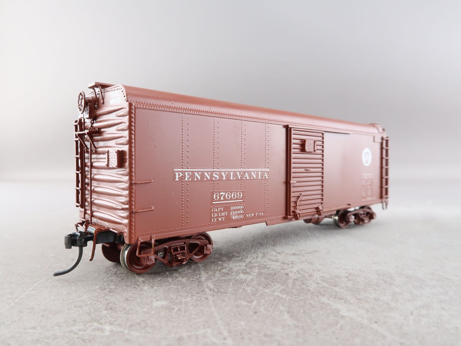 HO Brass Model - W&R PRR Pennsylvania 40' Round Roof Auto Automobile ...