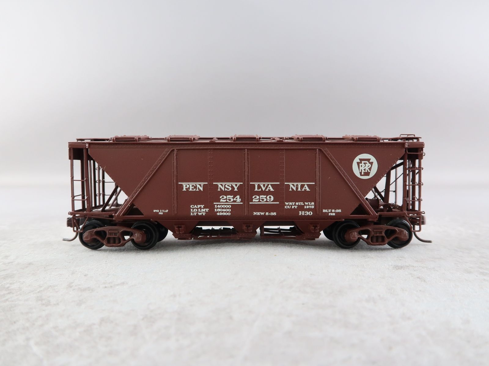 HO Brass Model - Oriental PRR Pennsylvania H30 Covered Hopper #254259 ...