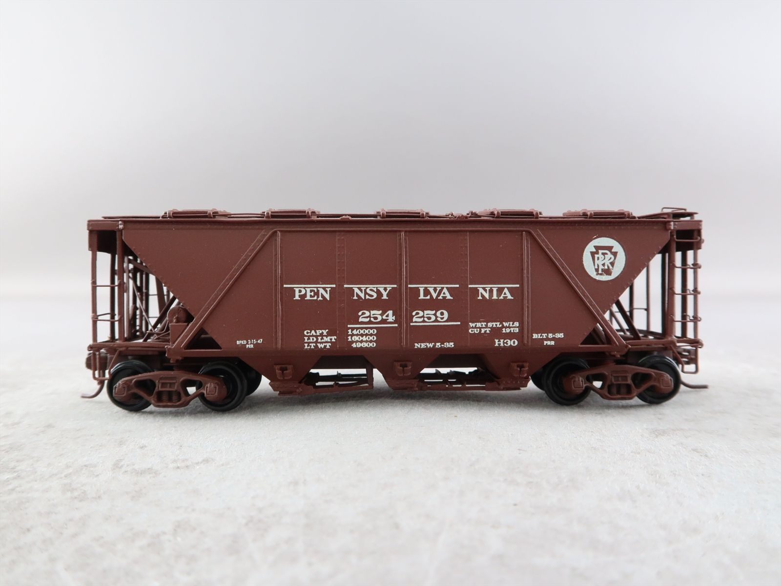 HO Brass Model - Oriental PRR Pennsylvania H30 Covered Hopper #254259 ...