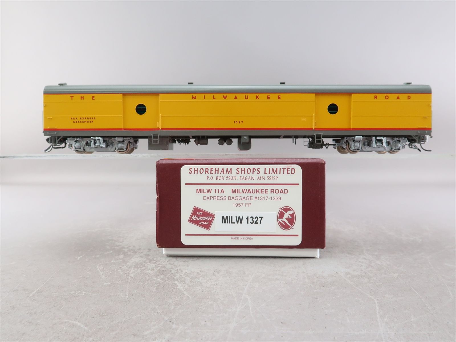 HO Brass Model - SSL MILW11A 1957 Milwaukee Express Baggage #1327 - F/P ...