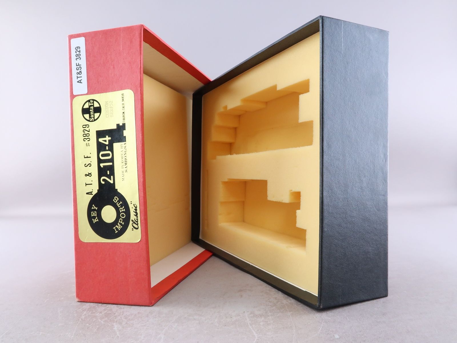 HO Brass Model - Key CS#52 AT&SF Santa Fe Texas 2-10-4 #3829 - F/P ...